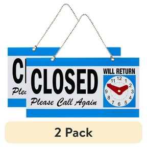 Assured Signs Will Return Sign | 7.7 by 11.7" | Be Right Back Sign ...