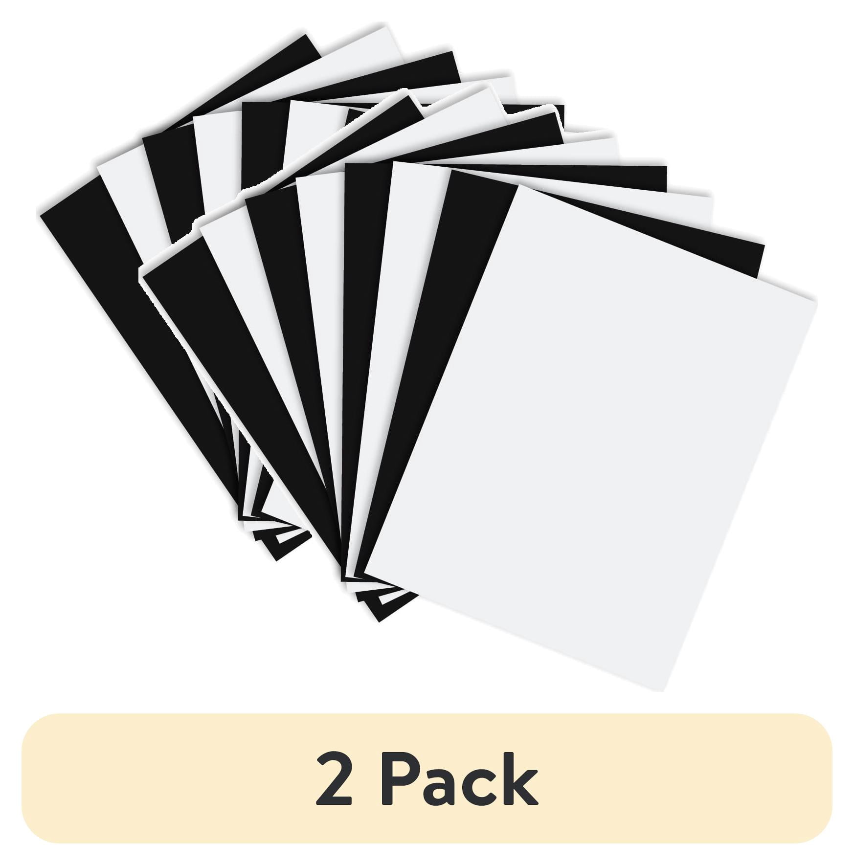 (2 pack) Pen + Gear Heavyweight White & Black Multipack Poster Board 22 ...