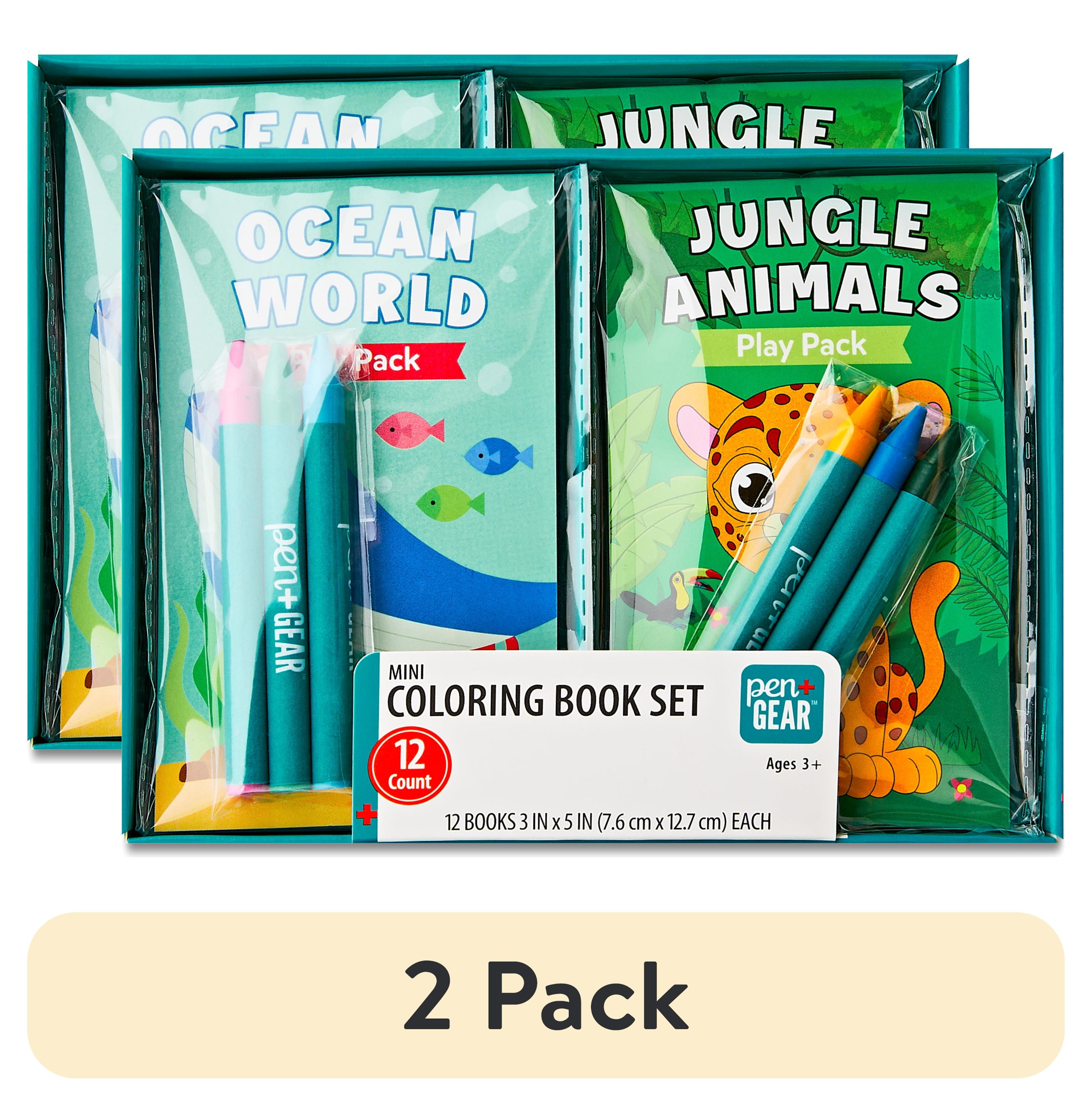 (2 pack) Pen+Gear Mini Coloring Book Set, 12 Count - Walmart.com