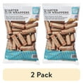 (2 pack) Pen + Gear Quarter Paper Coin Wrappers, Preformed, Orange, 36 ...