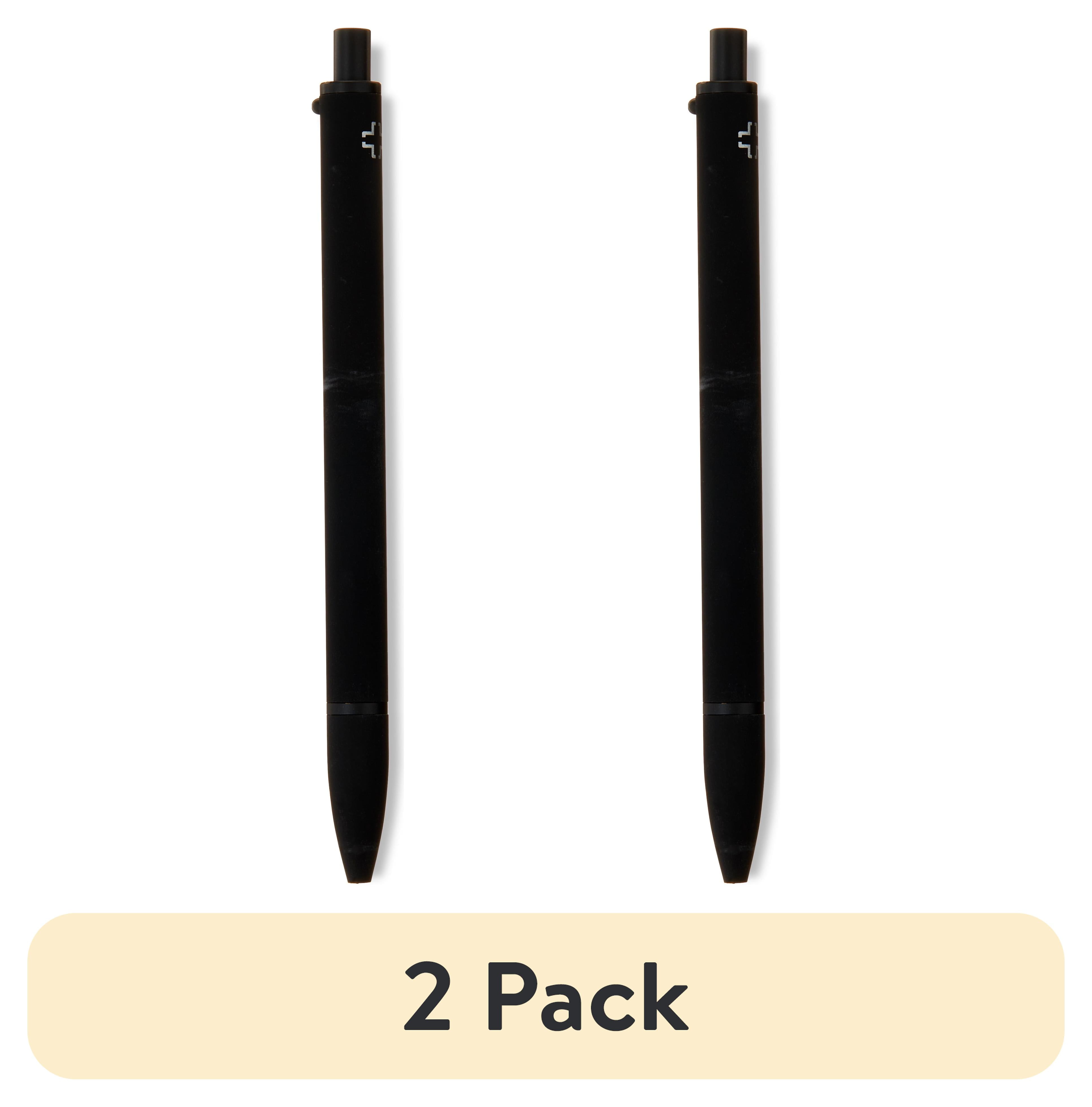 (2 pack) Pen+Gear Retractable Ballpoint Hybrid Ink Pen, Medium Point, 1 ...