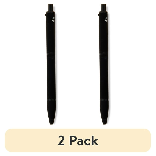 (2 pack) Pen+Gear Retractable Ballpoint Hybrid Ink Pen, Medium Point, 1 ...