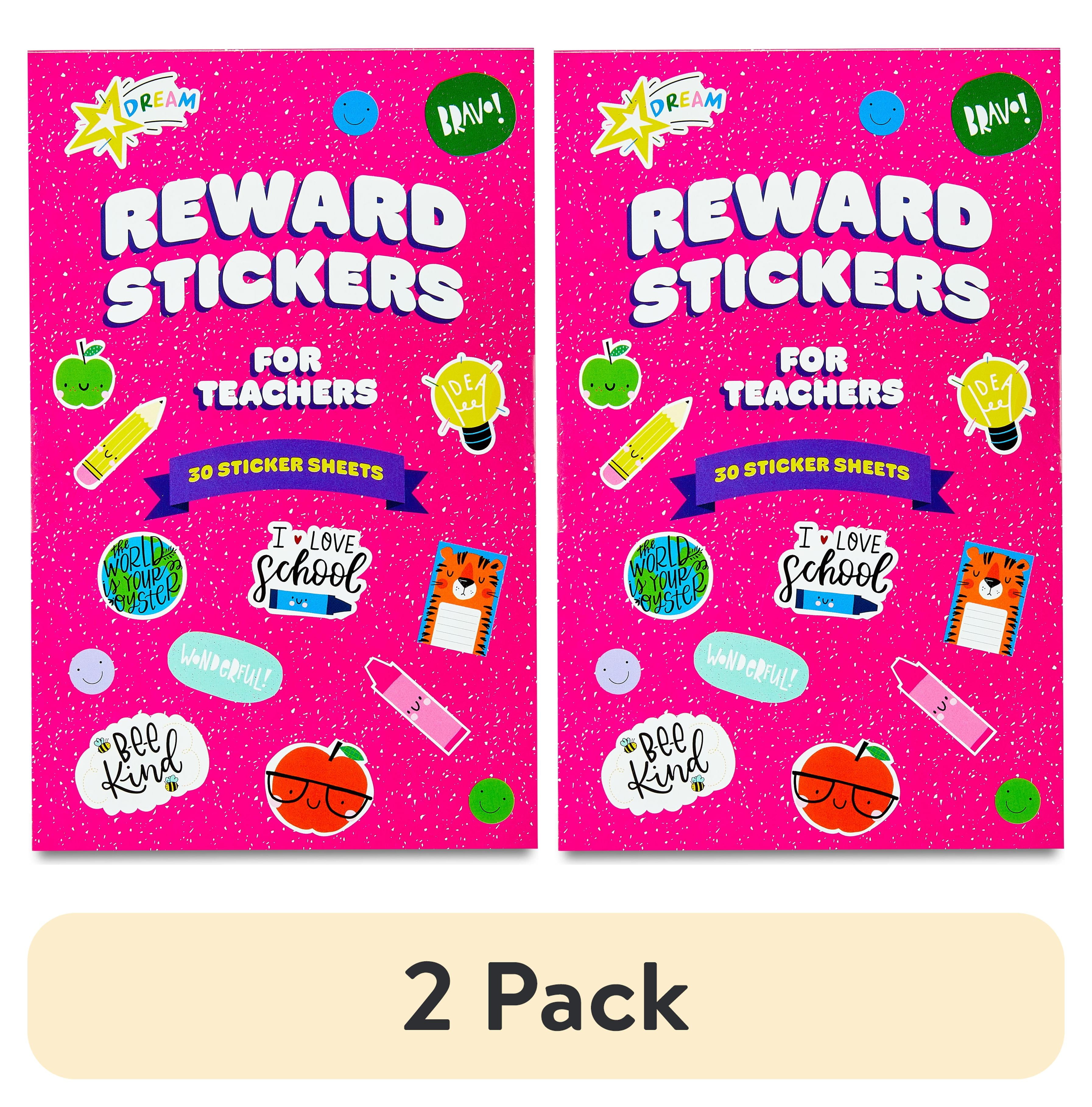 (2 pack) Pen+Gear Reward Sticker Book for Teachers, 30 Sheets, 1,023 ...