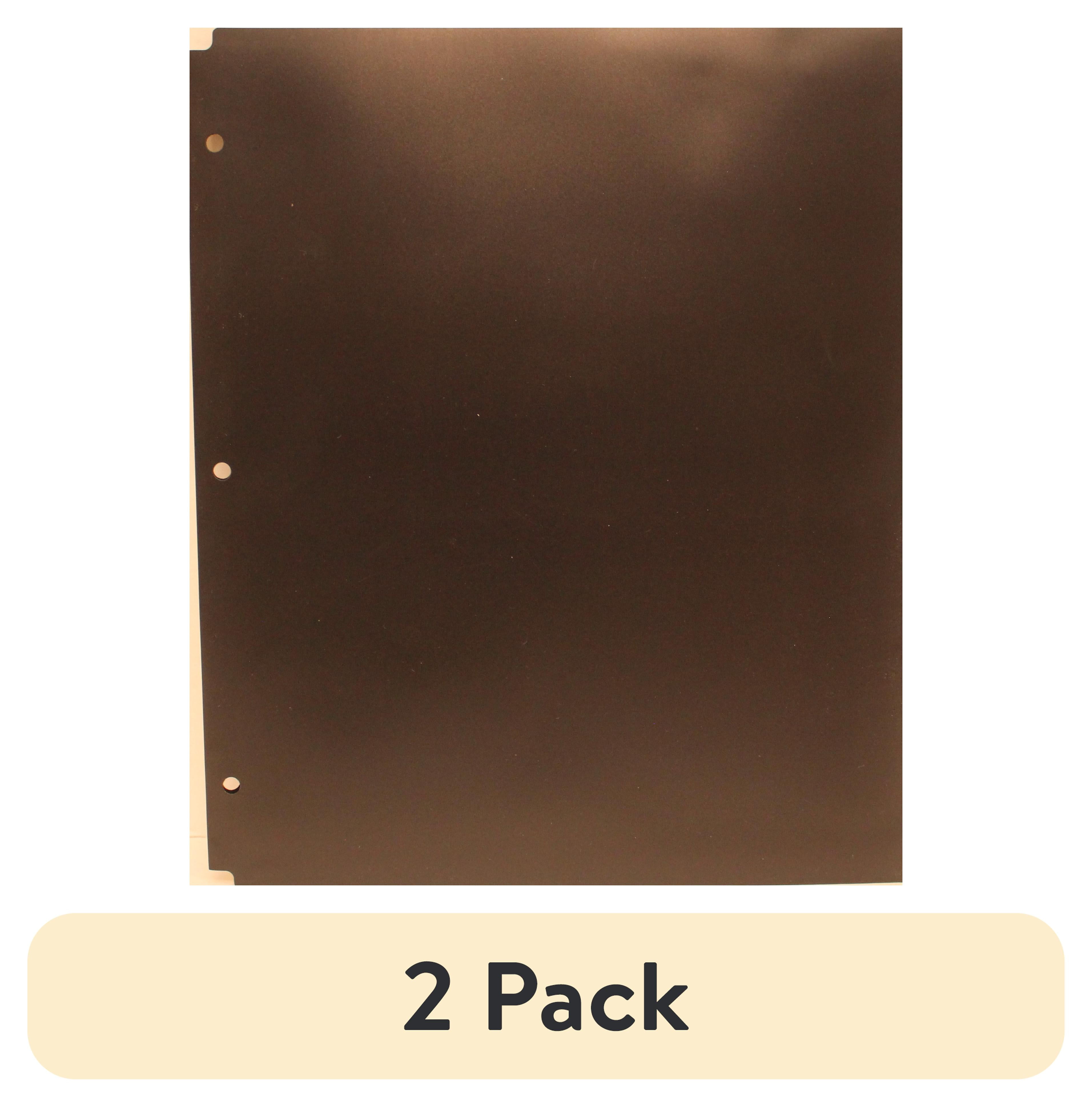 (2 pack) Pen+Gear Two Pocket Poly Folder, Black - Walmart.com