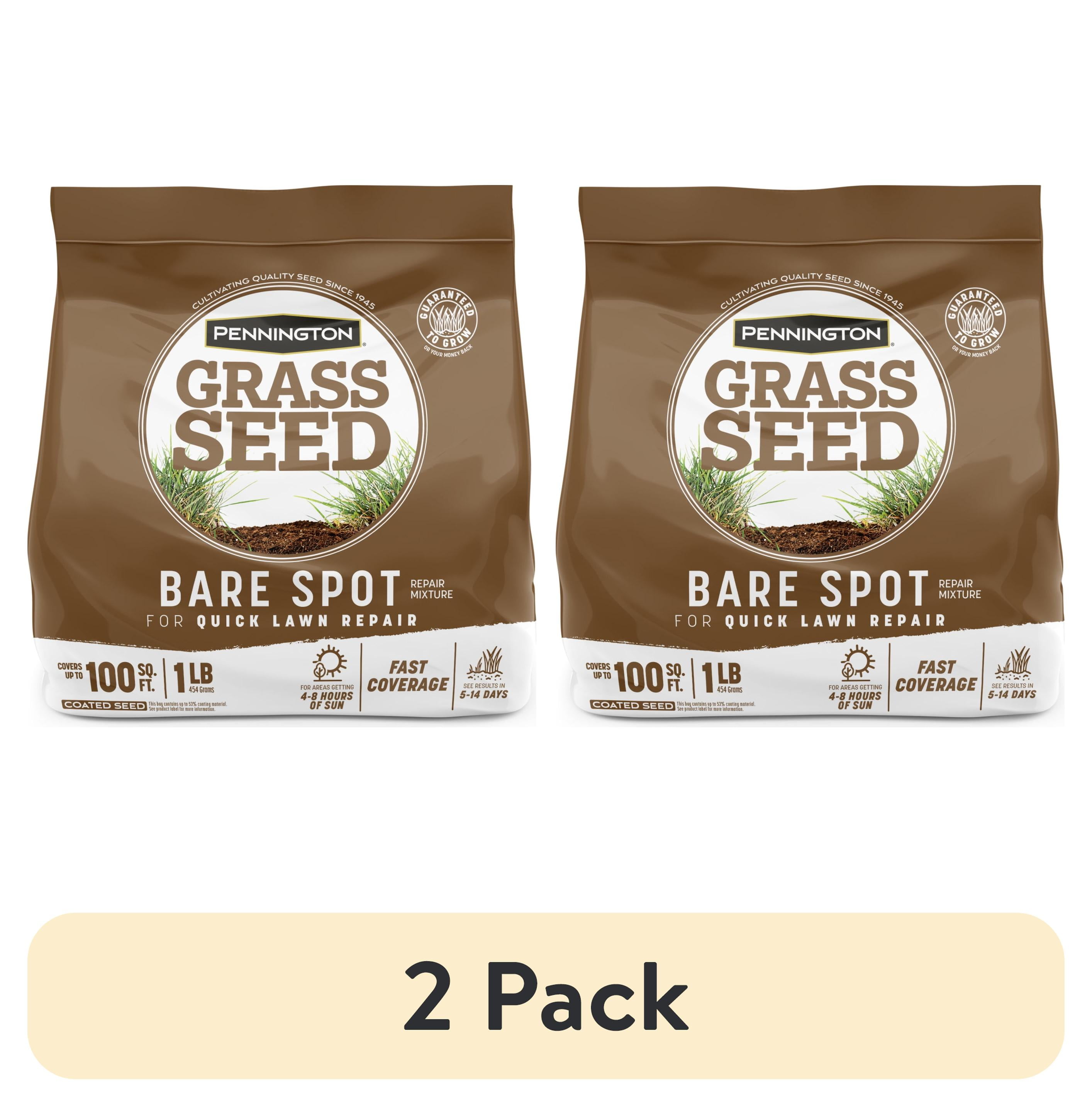 (2 pack) Pennington Bare Spot Grass Seed Mix, for Sun to Partial Shade ...