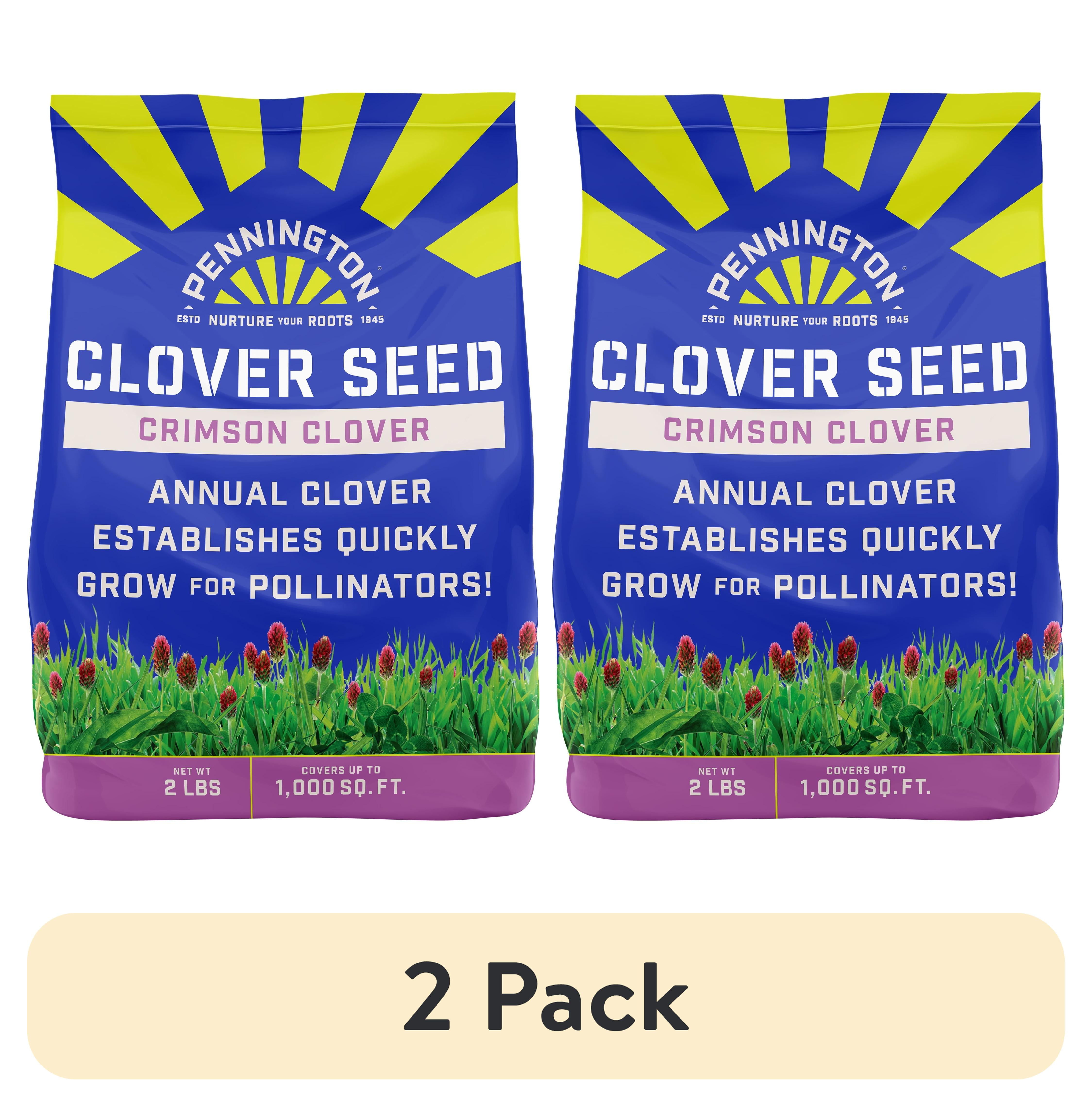 (2 pack) Pennington Crimson Clover Seed, 2lb - Walmart.com
