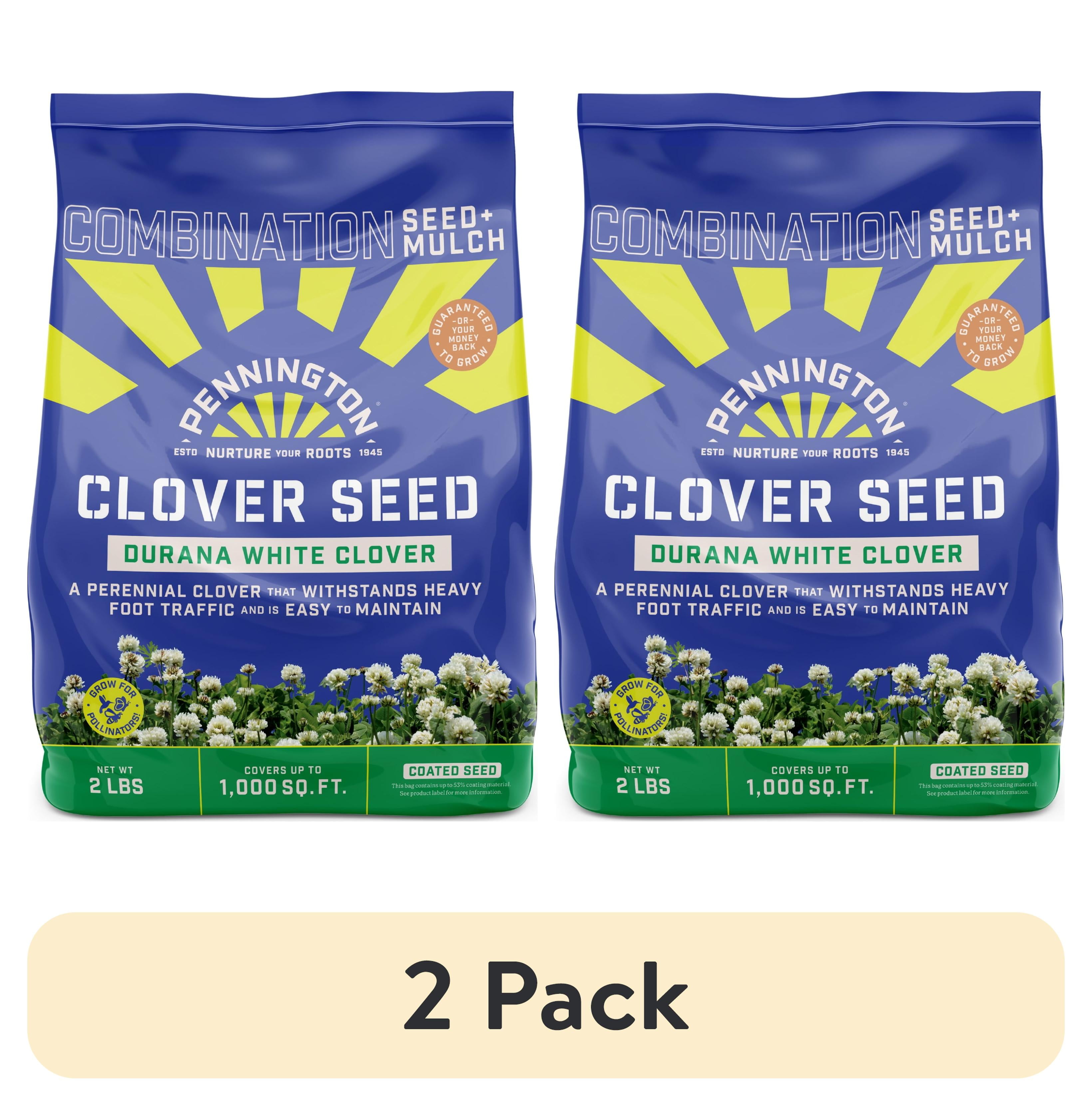 (2 pack) Pennington Durana White Clover Seed, 2lb - Walmart.com