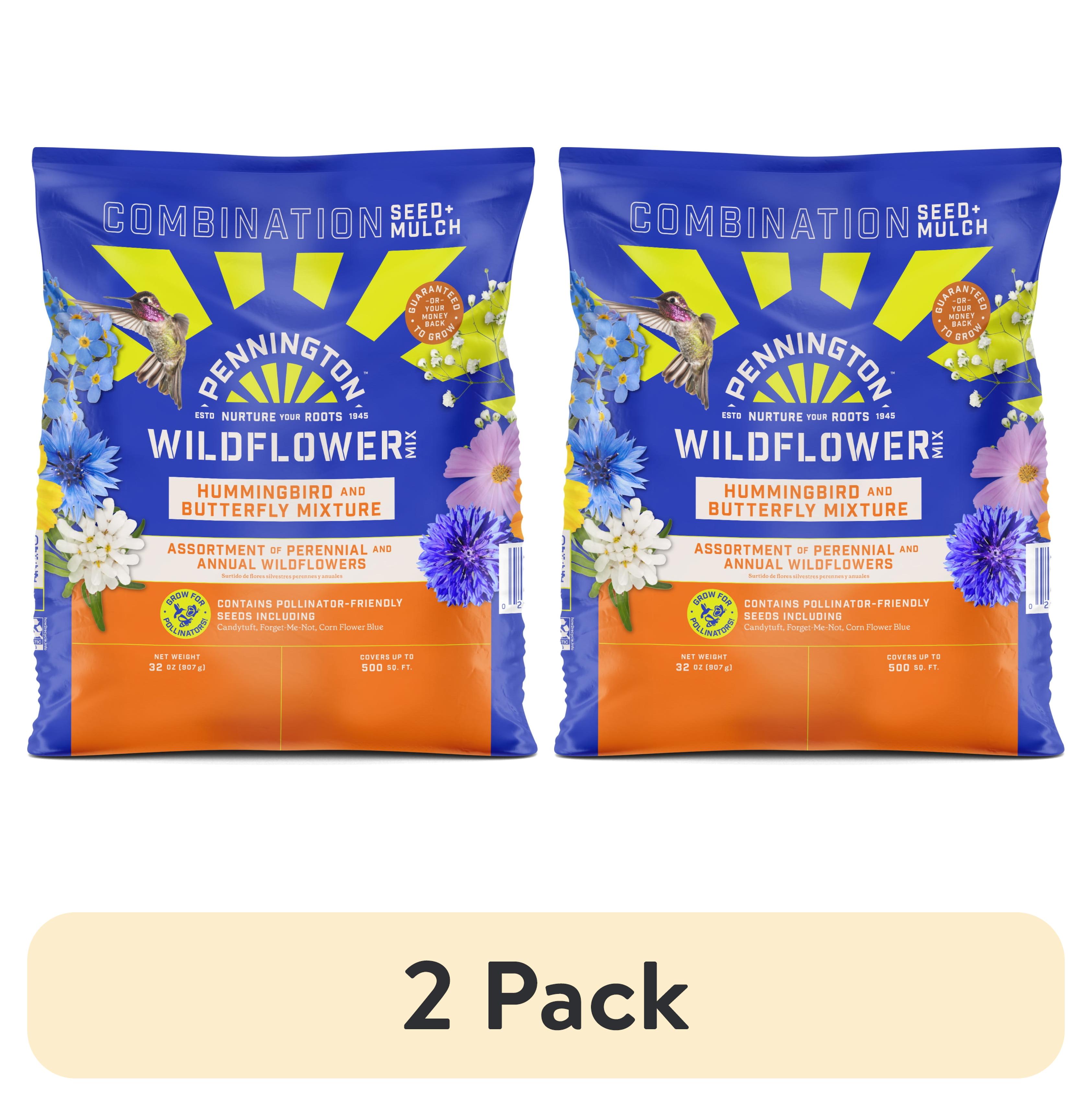 (2 pack) Pennington Wildflower Meadow Lawn Butterfly and Hummingbird ...