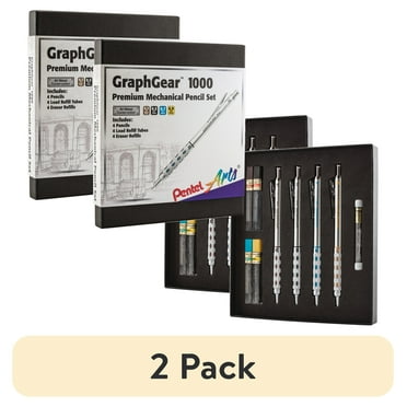 Pentel GraphGear 500 Mechanical Drafting Pencil - HB Lead - 0.9 mm Lead ...