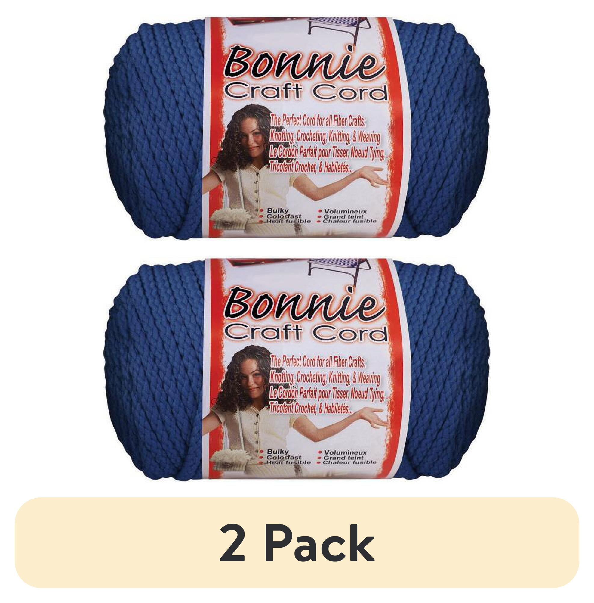(2 pack) Pepperell BB4100-152 4 mm x 100 yard Bonnie Macrame Craft Cord ...