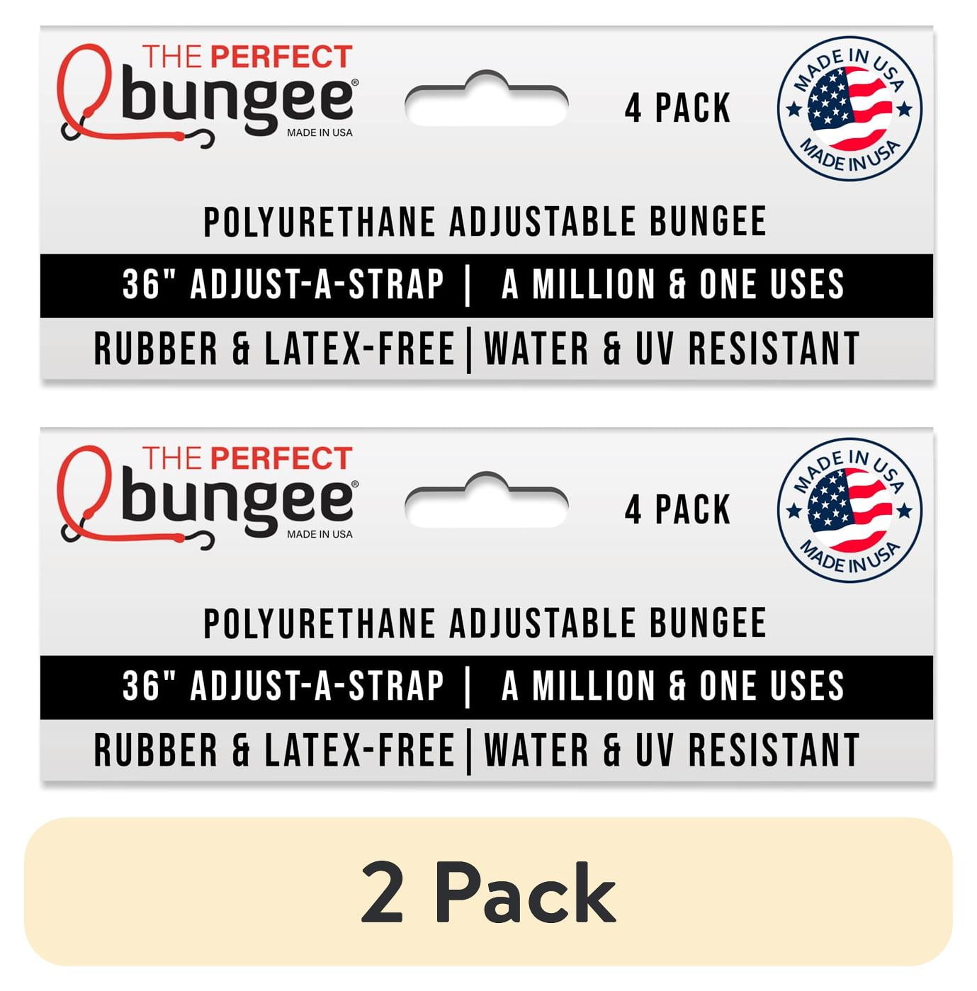 (2 pack) The Perfect Bungee 36” Adjust-A-Strap Poly Bungee with ...
