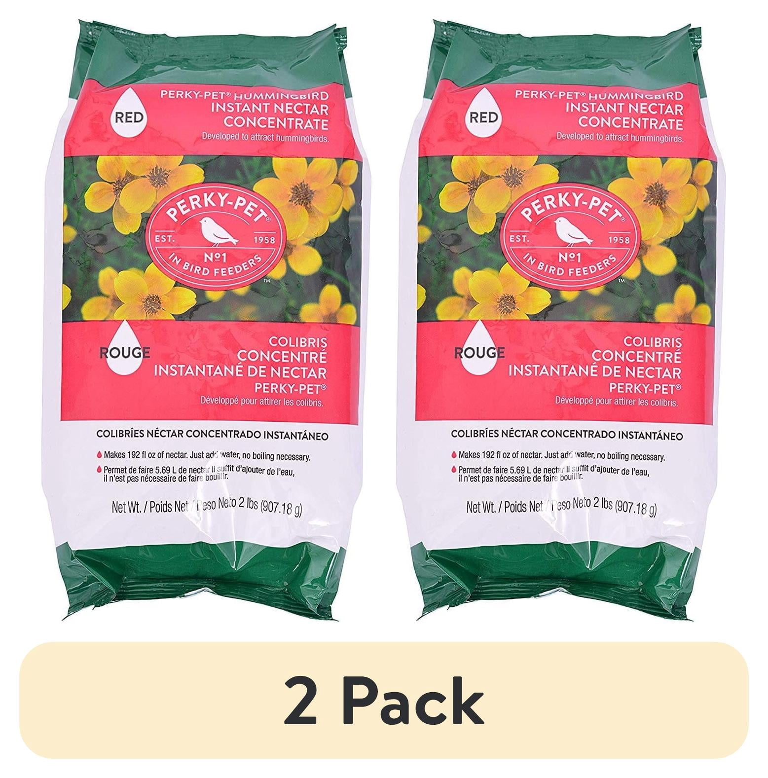 (2 pack) Perky-Pet Original Instant Hummingbird Nectar 2lbs. - Walmart.com