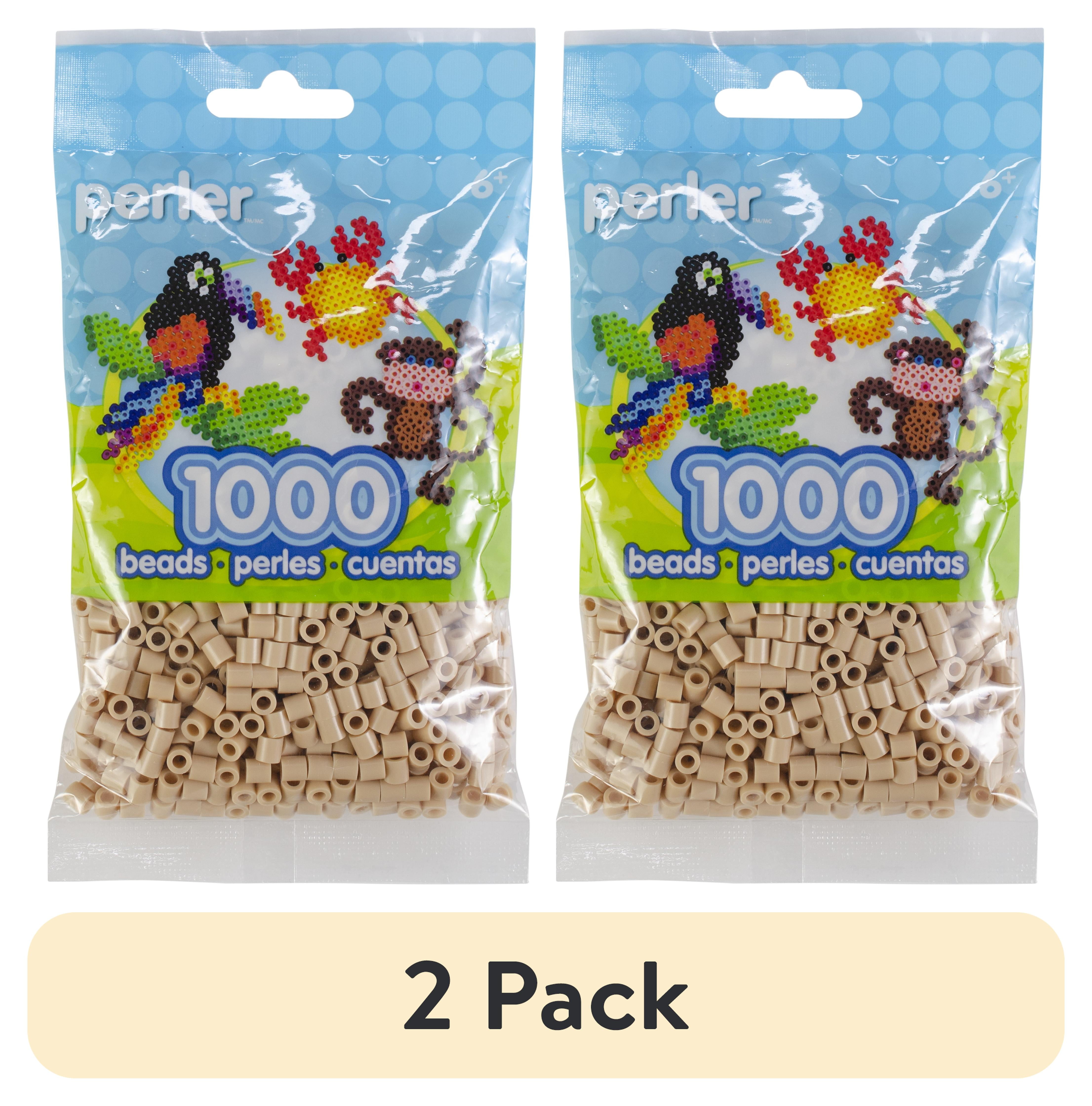 (2 pack) Perler Beads 1,000/Pkg-Fawn - Walmart.com
