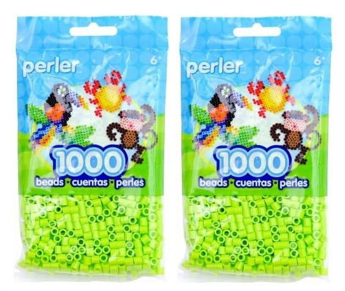 2-pack - Perler Beads 1,000/Pkg - Prickly Pear - Walmart.com
