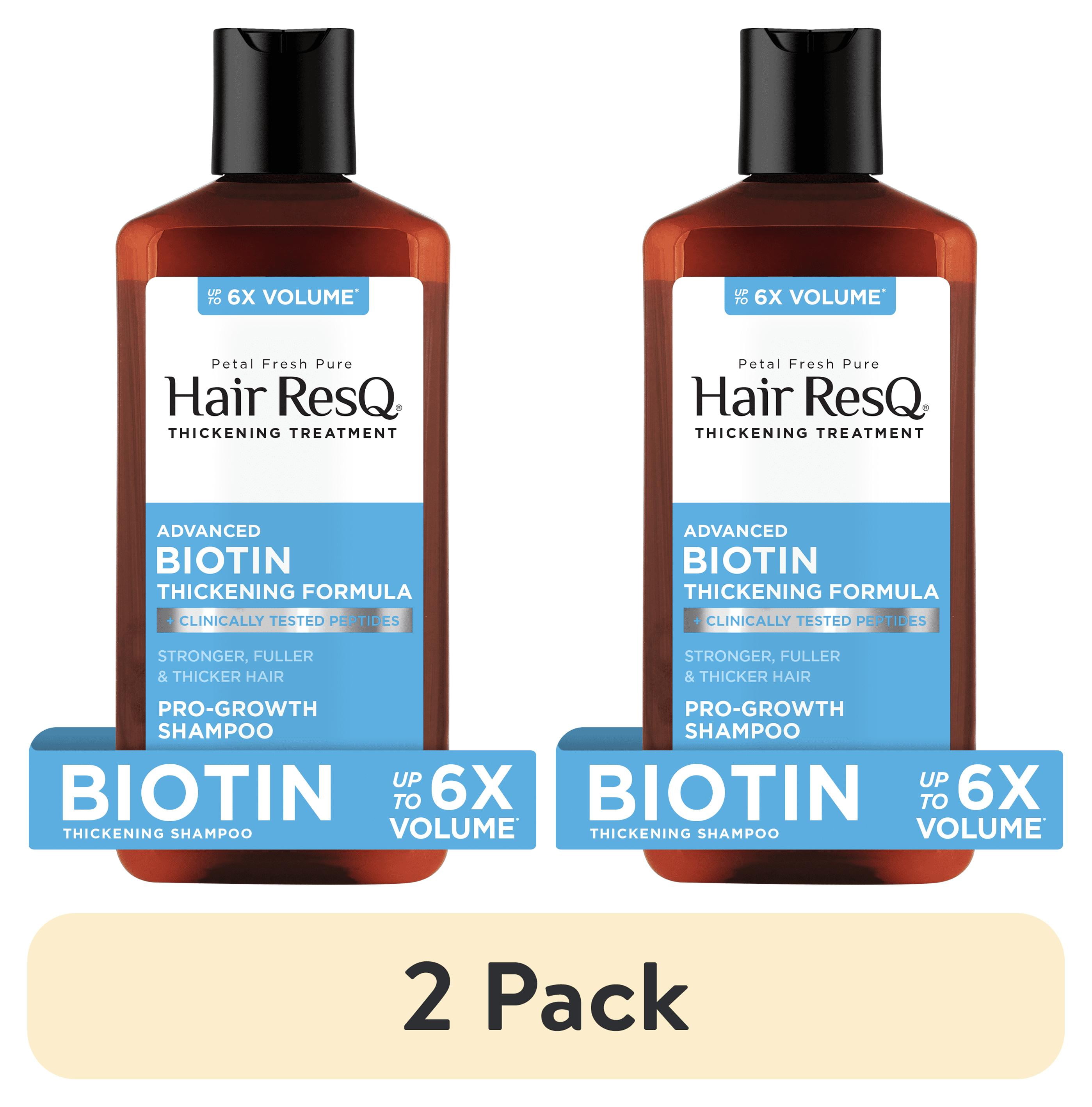 (2 pack) Petal Fresh Hair ResQ Thickening Shampoo, Advanced Biotin Pro ...