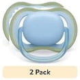 (2 pack) Philips Avent Ultra Air Pacifier 0-6M, Pastel Green ...