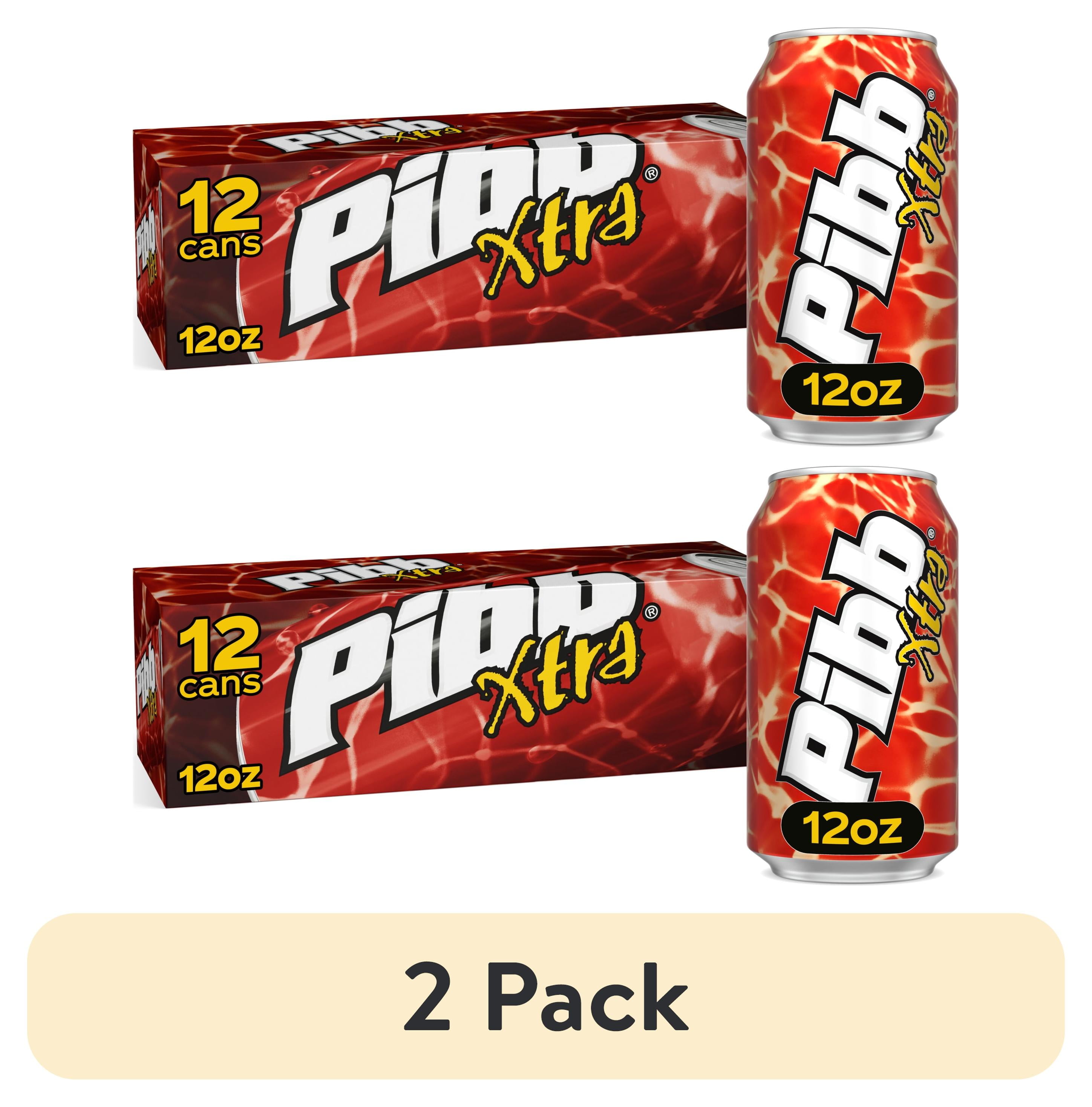 (2 pack) Mr. Pibb Cherry Soda Pop, 12 fl oz, 12 Pack Cans - Walmart.com