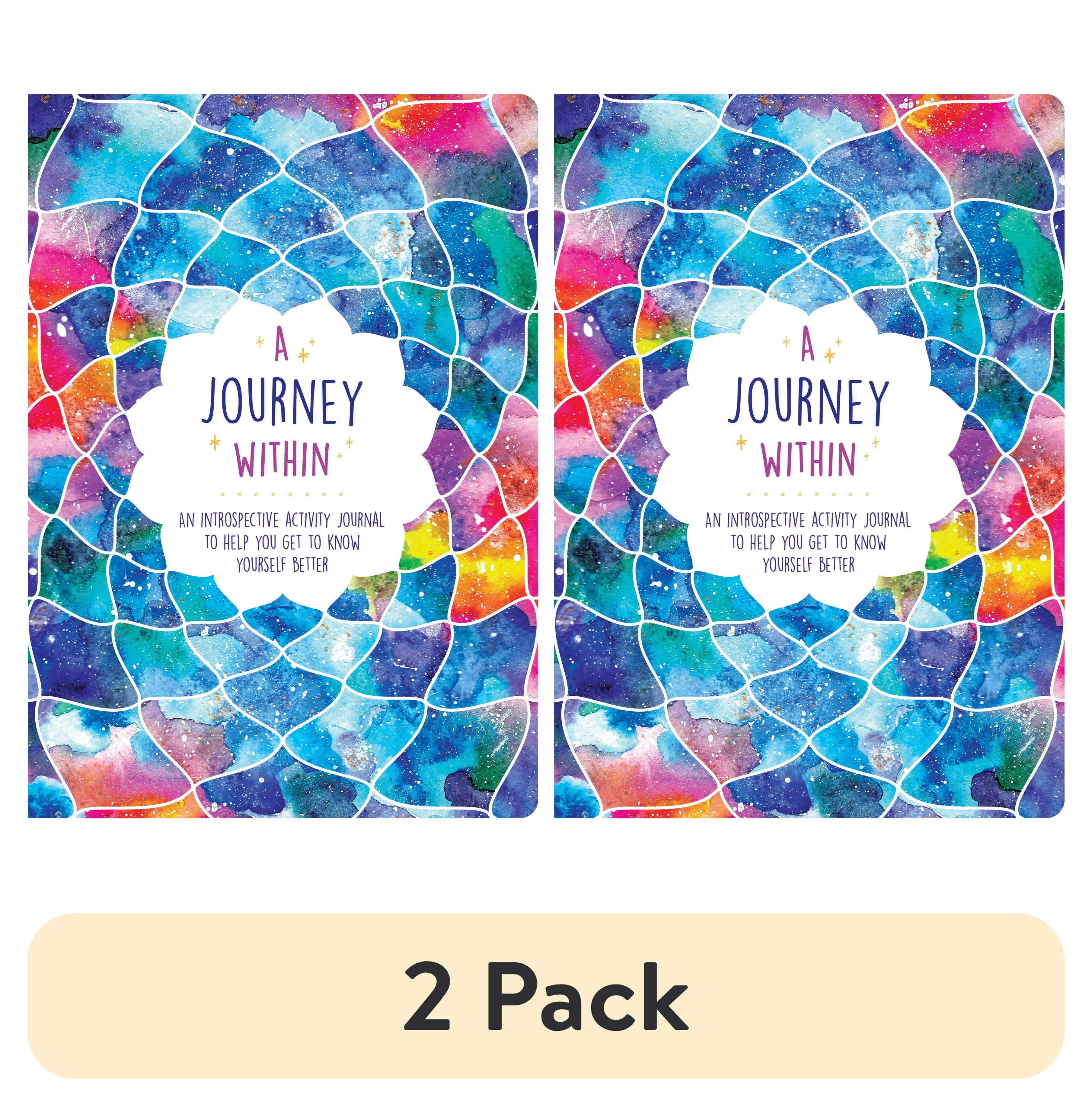 (2 pack) Piccadilly a Journey Within, 6 x 8.5", Paper, Guided Journal ...
