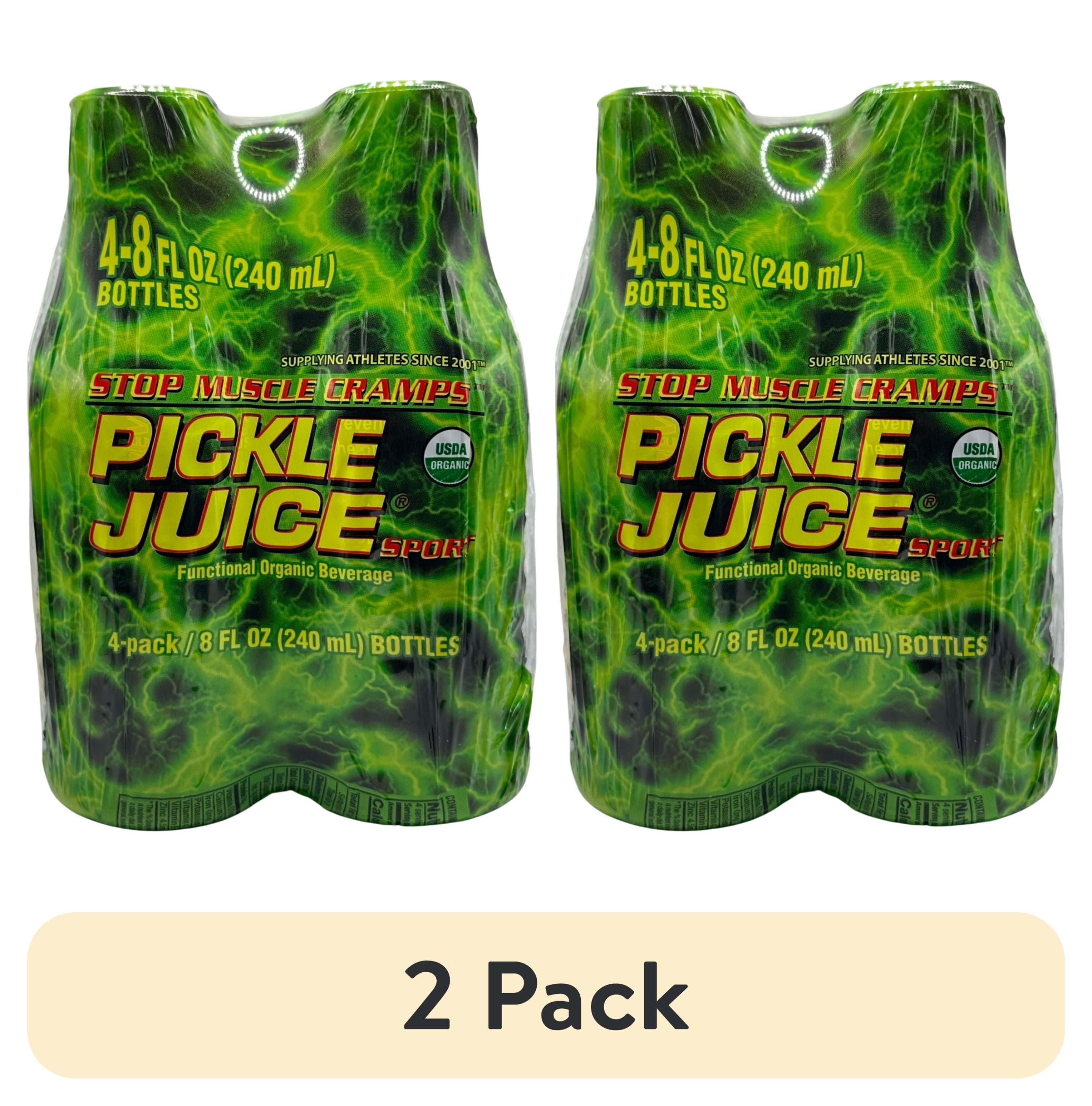(2 pack) Pickle Juice Liquid Sport Drink, Stops Cramps, 8 oz, 4 Pack ...