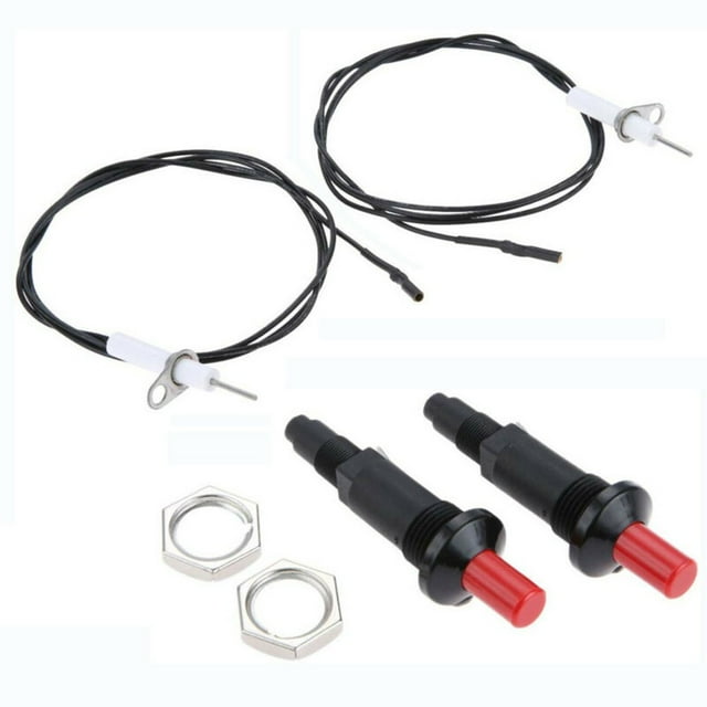 2-pack Piezo Igniter Push Button Gas Fireplace Grill BBQ Stove ...