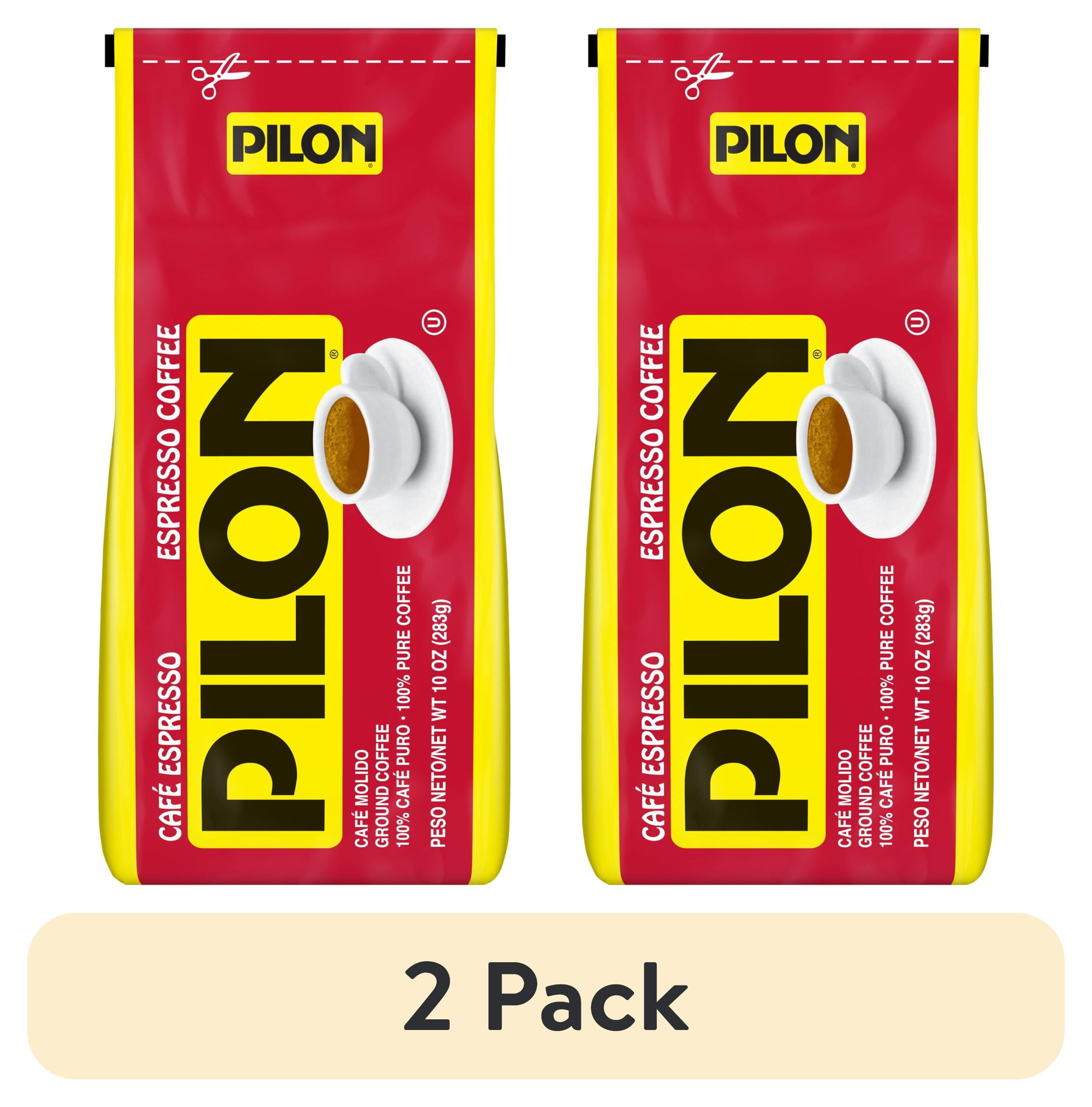 (2 pack) Pilon Espresso, 100% Arabica Coffee, 10 oz Brick - Walmart.com