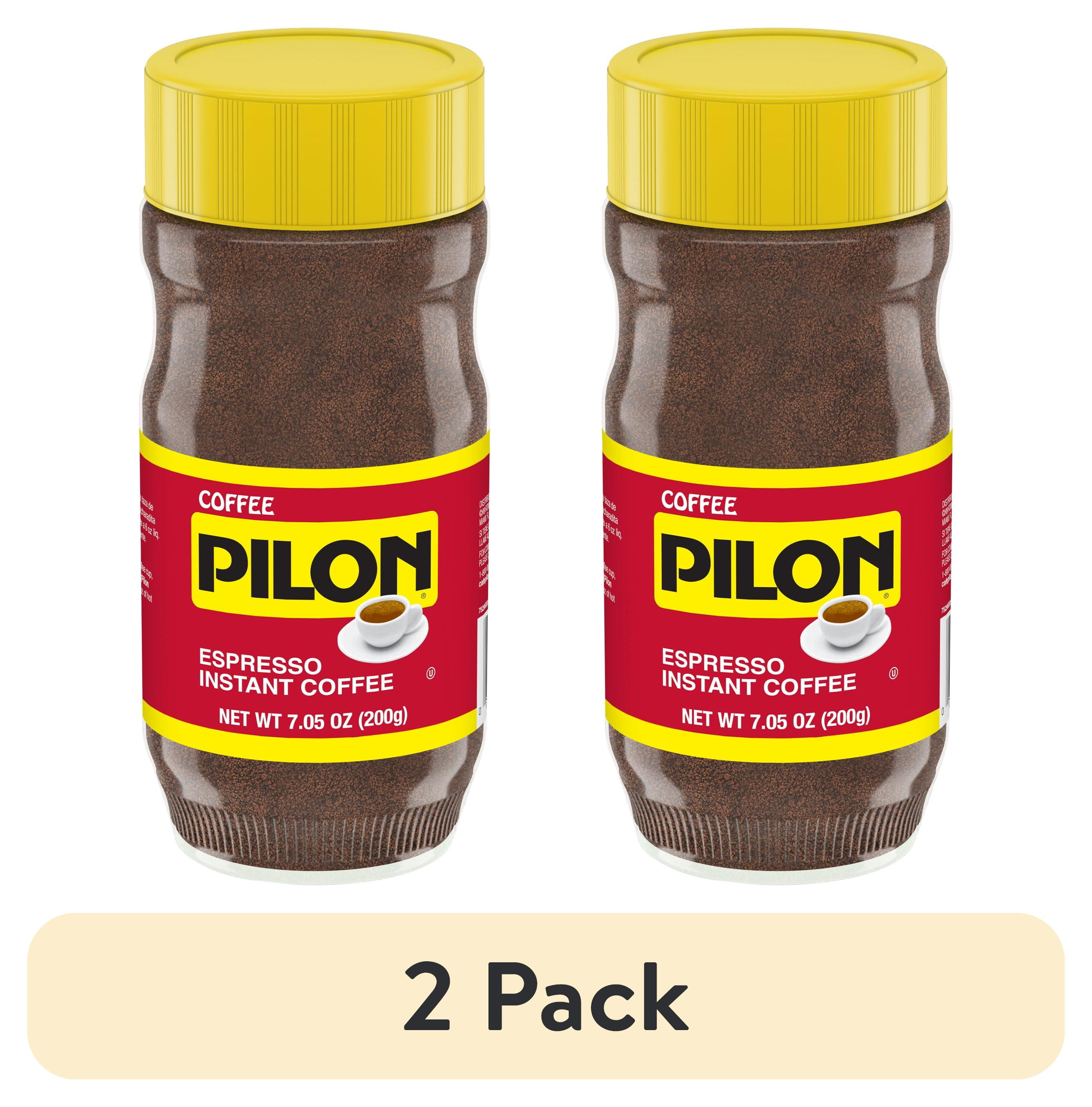 (2 pack) Pilon Instant Espresso Coffee 7.5 oz Jar - Walmart.com