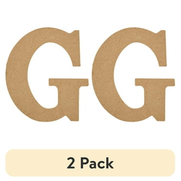 4" Tall MDF Letter A | 1/4" Thick | Krafty Supply Letters | Arial ...