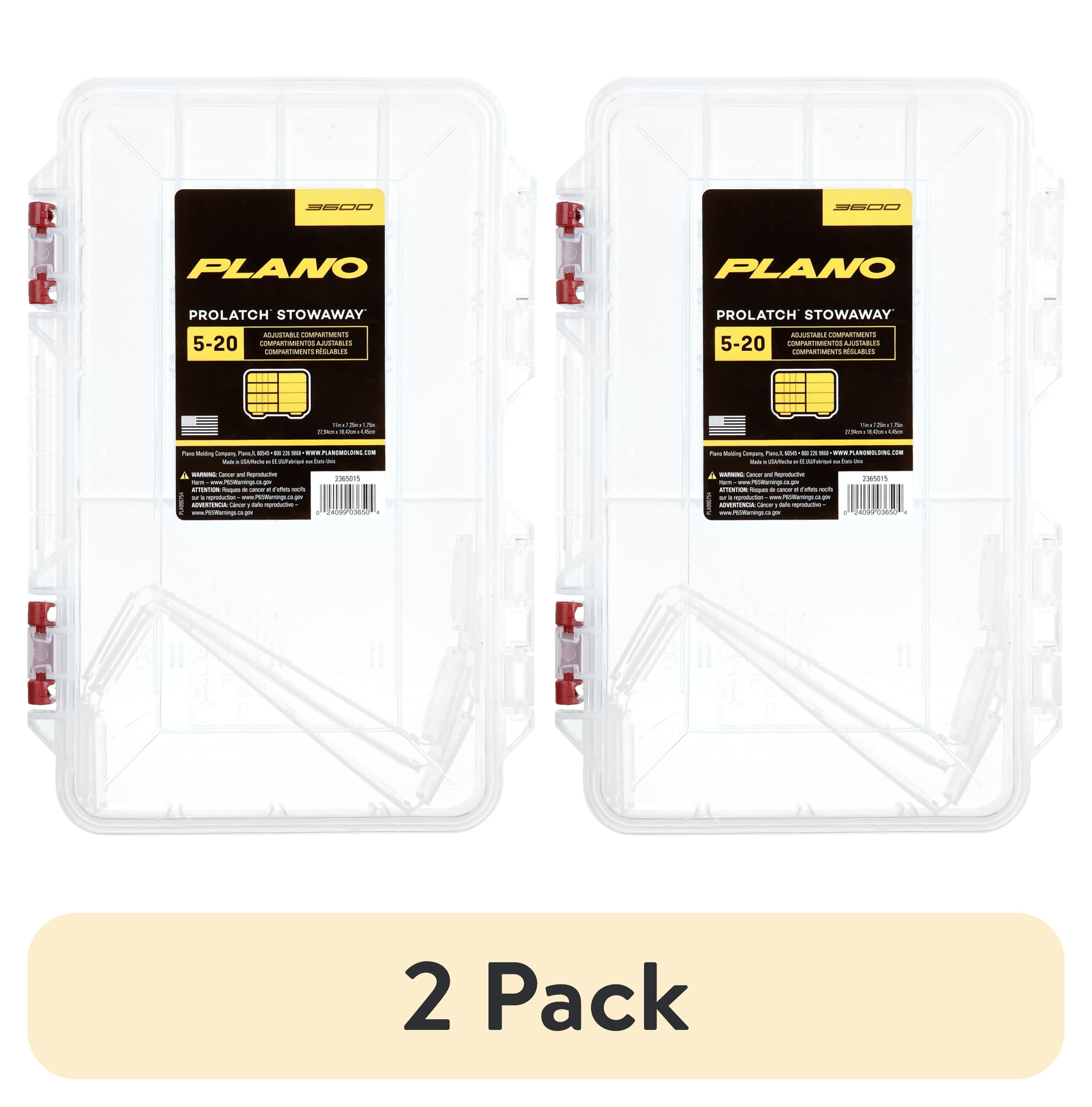 Plano Medium Pro-Latch Plastic Tackle Box with Adjustable Compartments ...