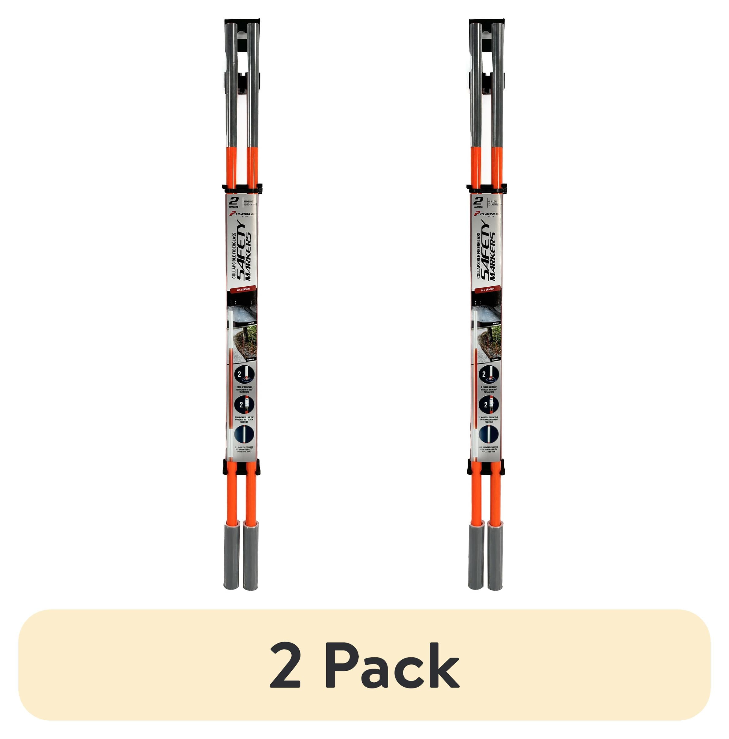 (2 pack) Platinum Series 48-Inch Driveway Marker Set 12mm Dia ...