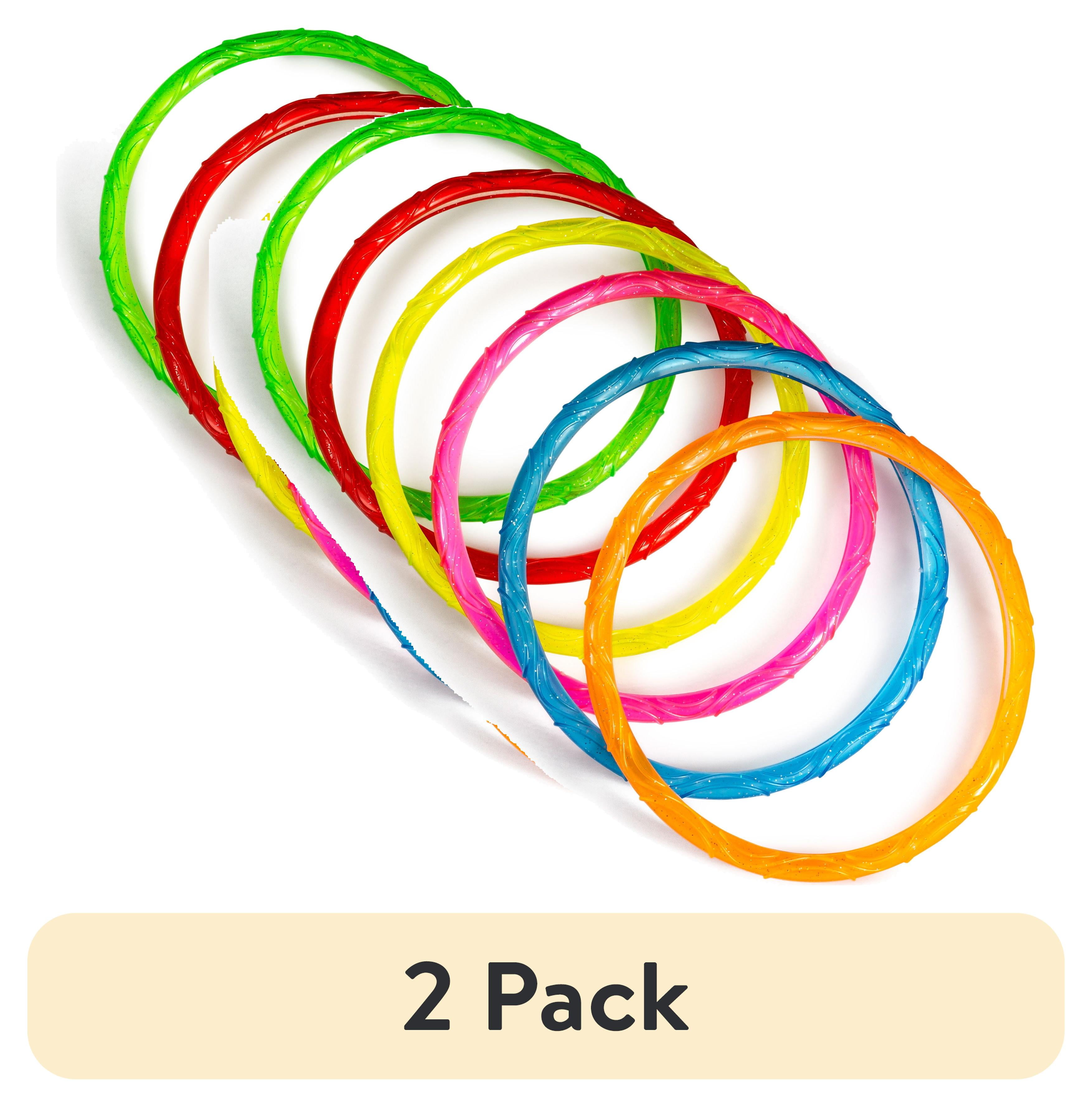 (2 pack) Play Day Sparkly Pool Ring Diving Set for Children, Multi ...