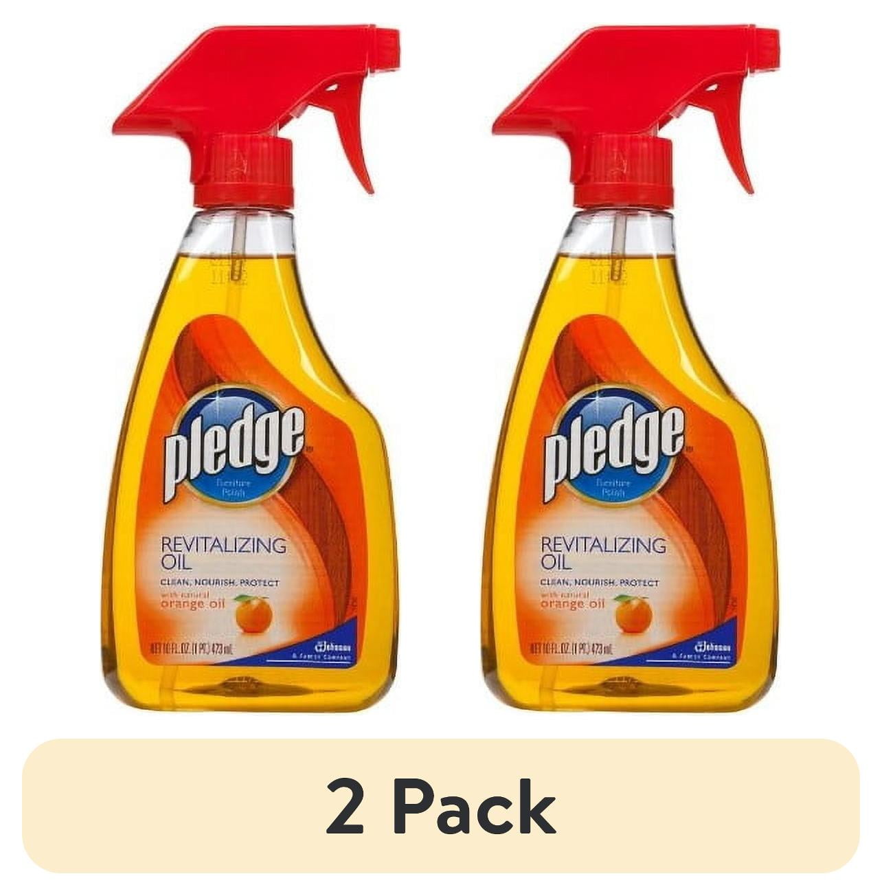 (2 pack) Pledge Revitalizing Oil With Natural Orange Oil, 16 Fl Oz ...
