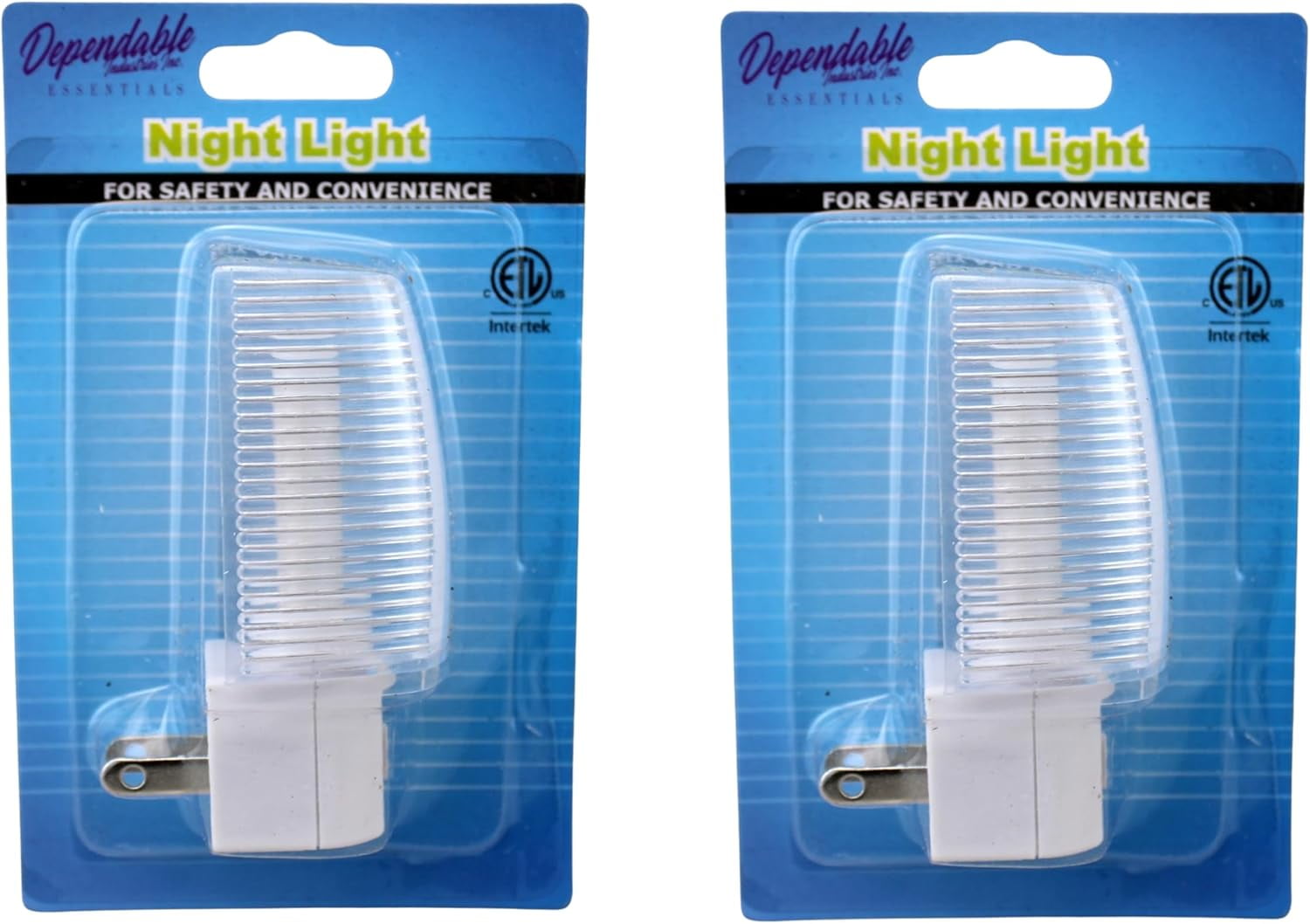2 Pack Plug-In LED Night Light with On/Off Switch – Bright White Light ...