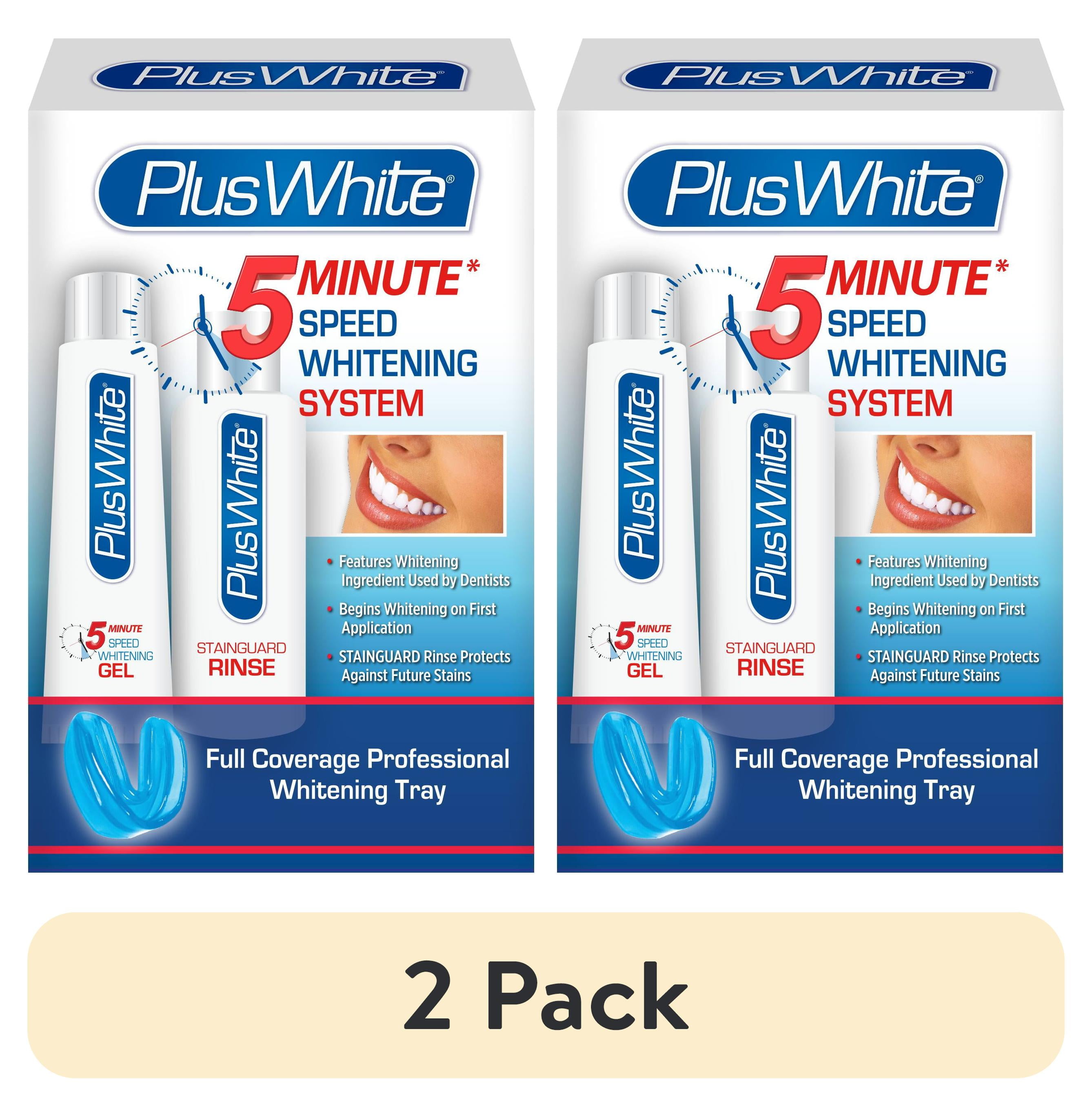 (2 pack) Plus White Premier Whitening System, 5 Minute Whitening Gel ...
