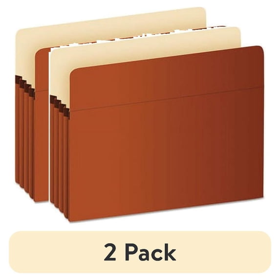 (2 pack) Tops Business Forms Pocket File, 5.25" Expansion, Legal Size ...