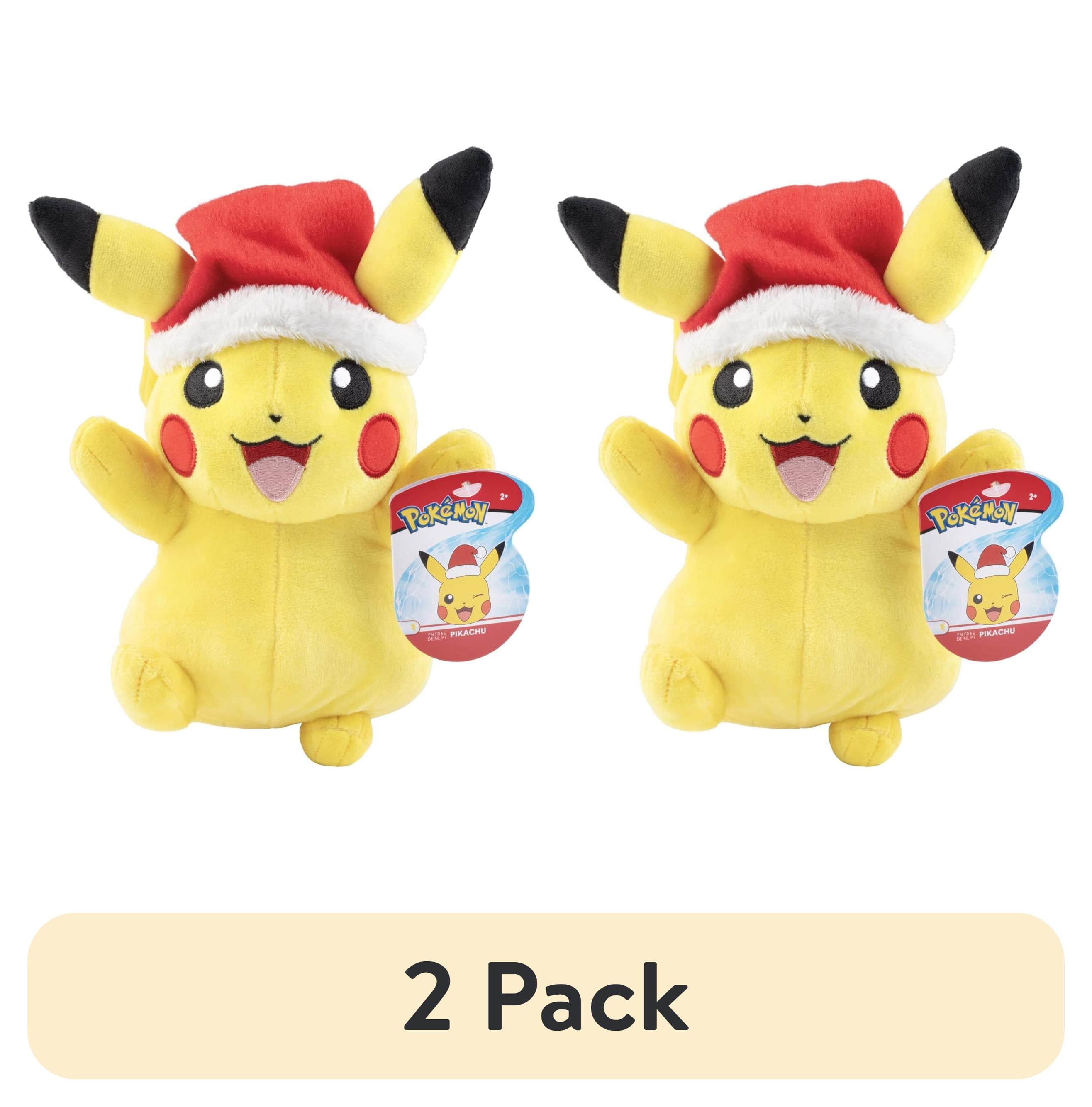 (2 pack) Pokemon 8" Pikachu Plush with Red Hat Accessory - Officially ...