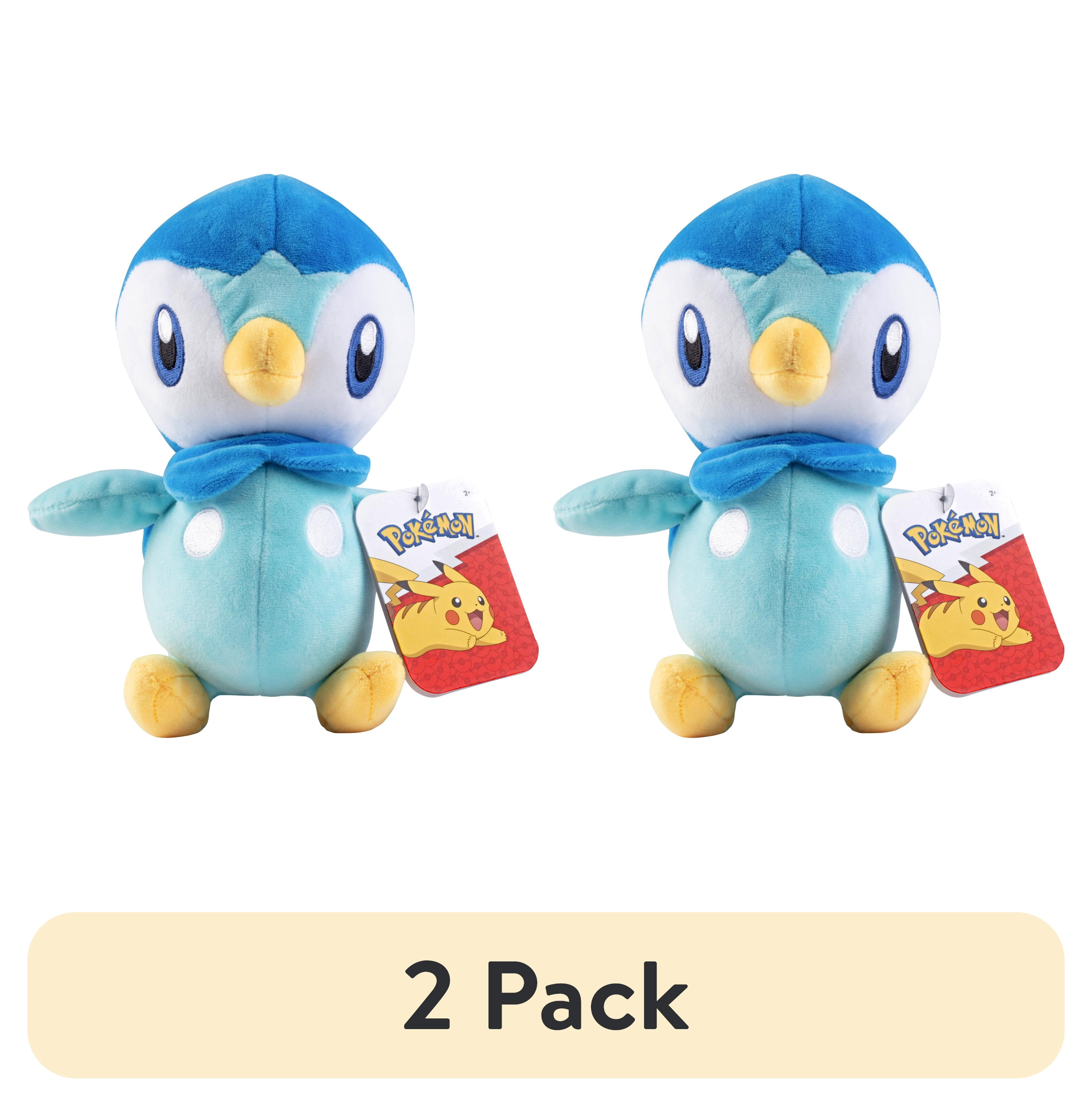 (2 pack) Pokemon 8" Piplup Plush - Diamond and Pearl Starter ...
