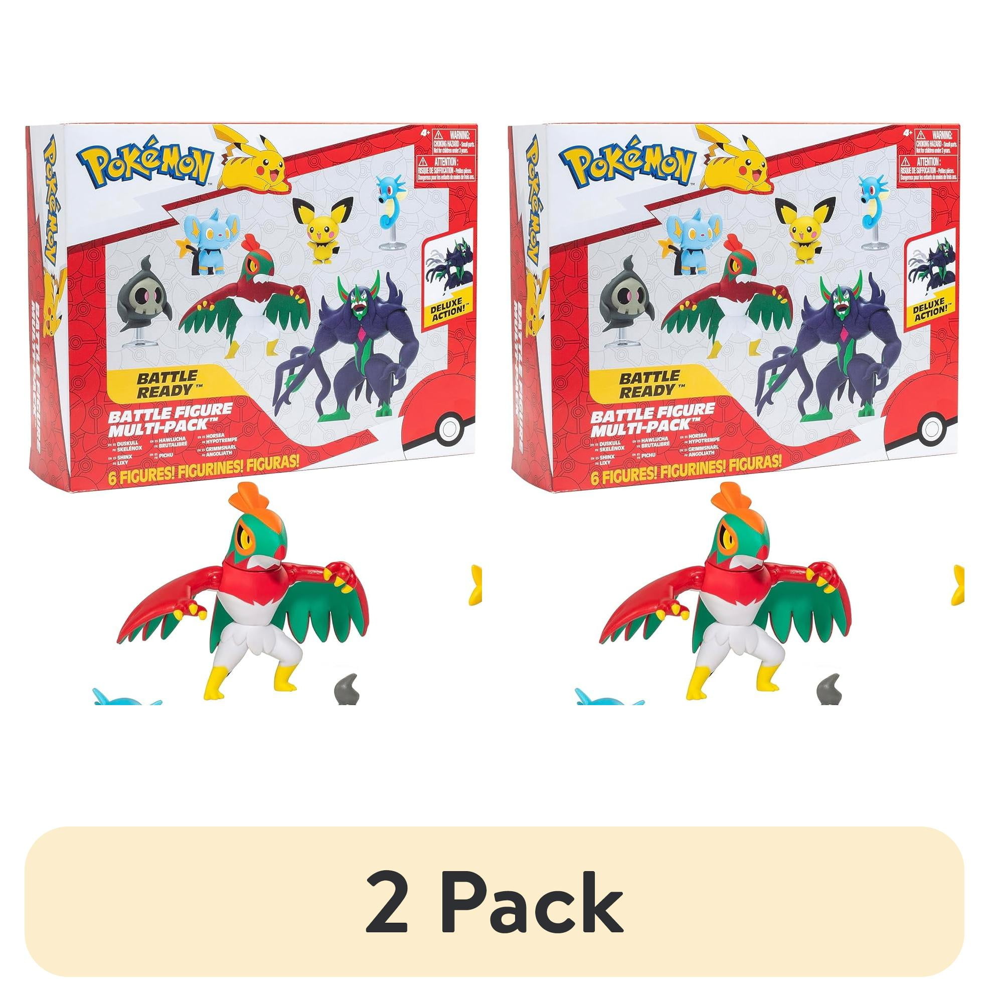 (2 pack) Pokemon Battle Figure Collectible Kids Duskull Pikachu Action ...