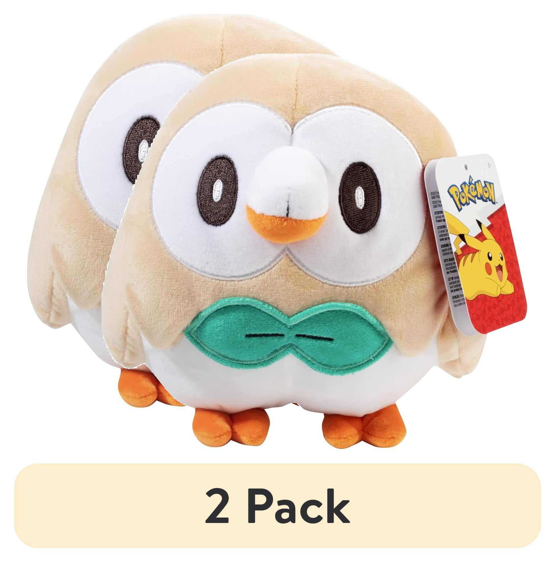 (2 pack) Pokemon Legends: Arceus 8" Rowlet Plush - Officially Licensed ...