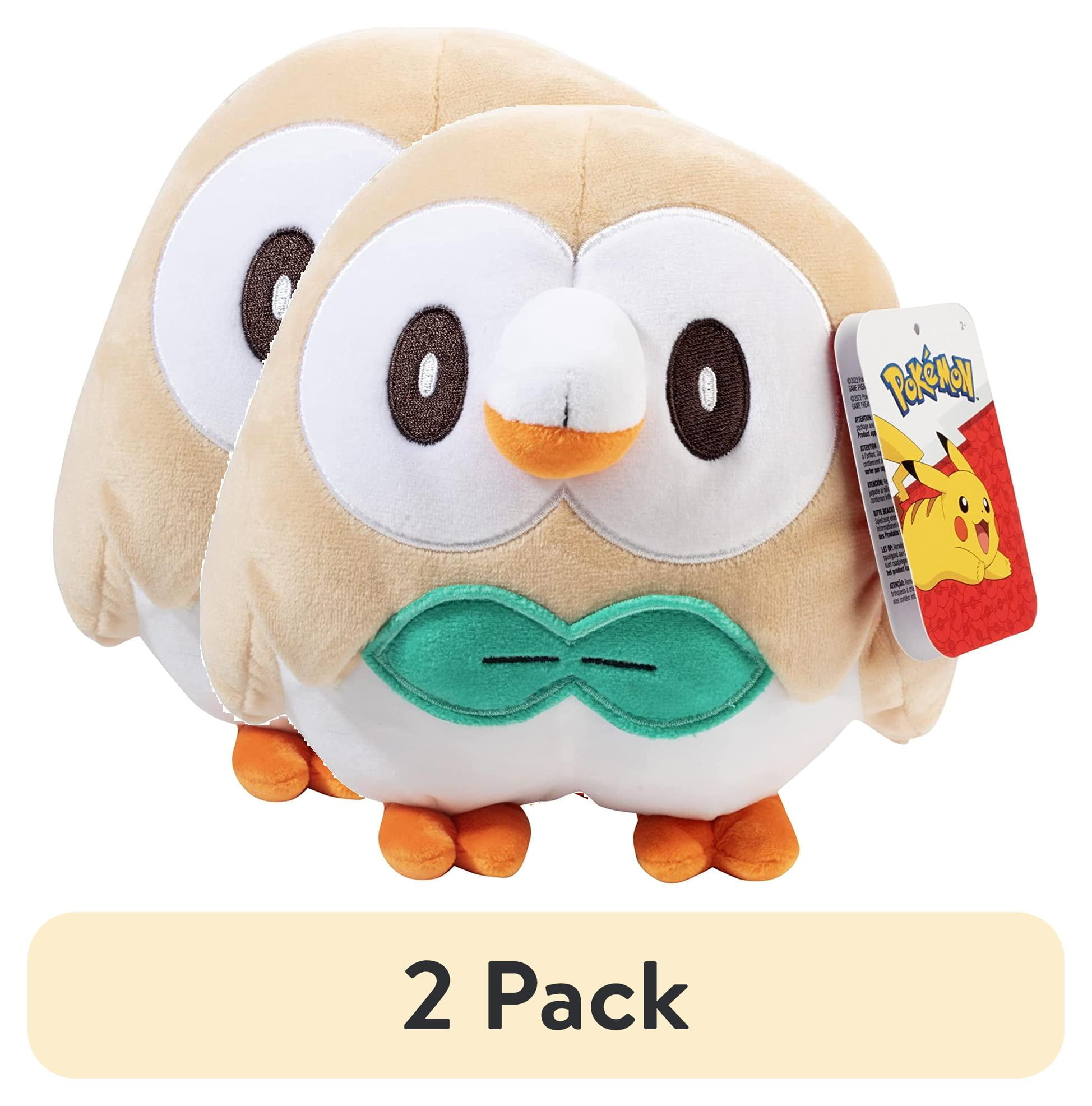 (2 pack) Pokemon Legends: Arceus 8" Rowlet Plush - Officially Licensed ...