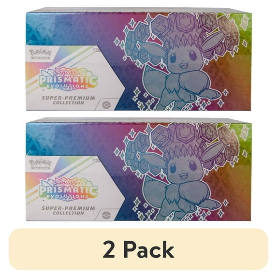 (2 pack) Pokemon Trading Card Games Prismatic Evolutions Super Premium ...