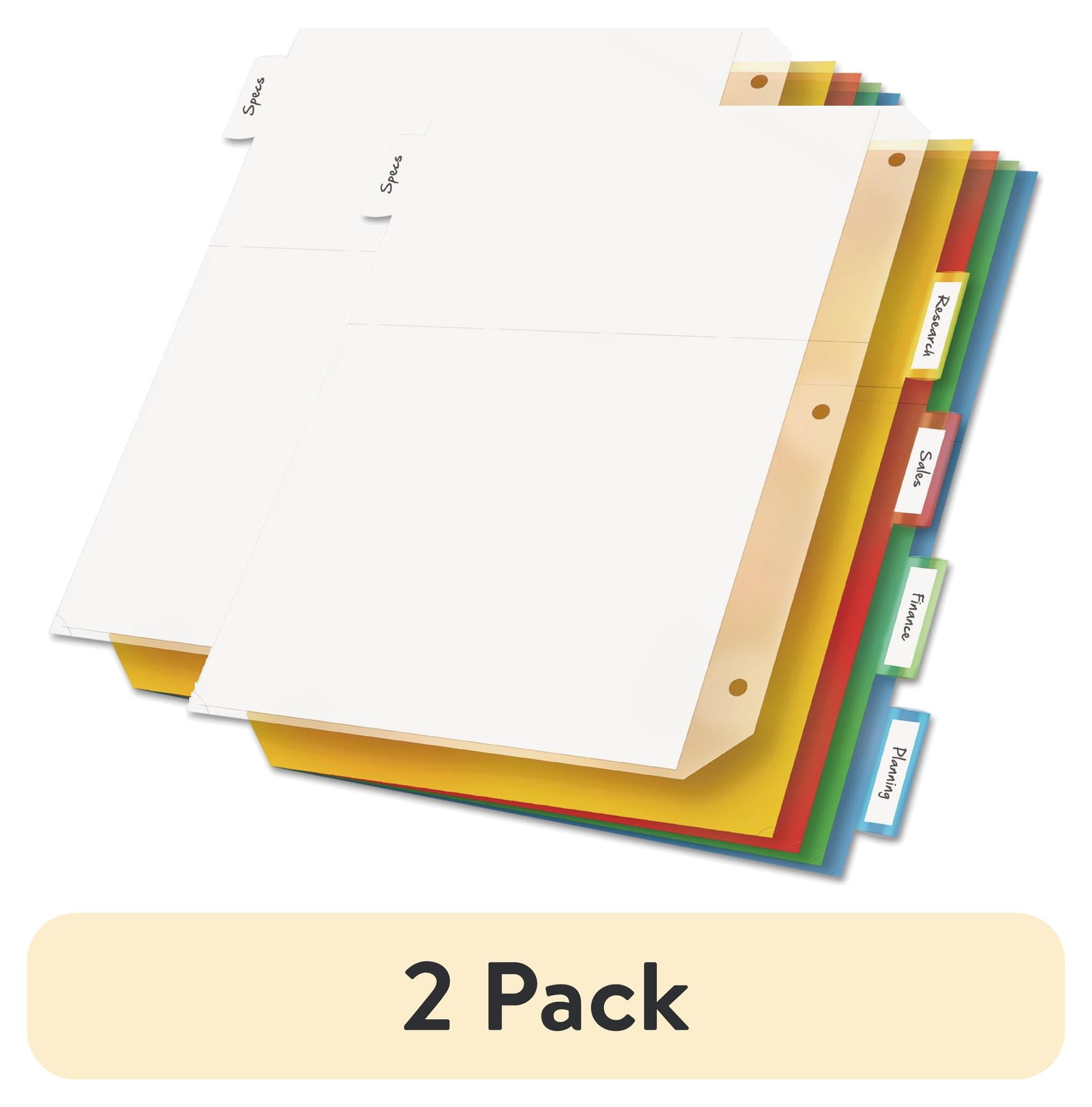 (2 pack) Cardinal 84009 11 in. x 8-1/2 in. Letter Poly Ring Binder ...