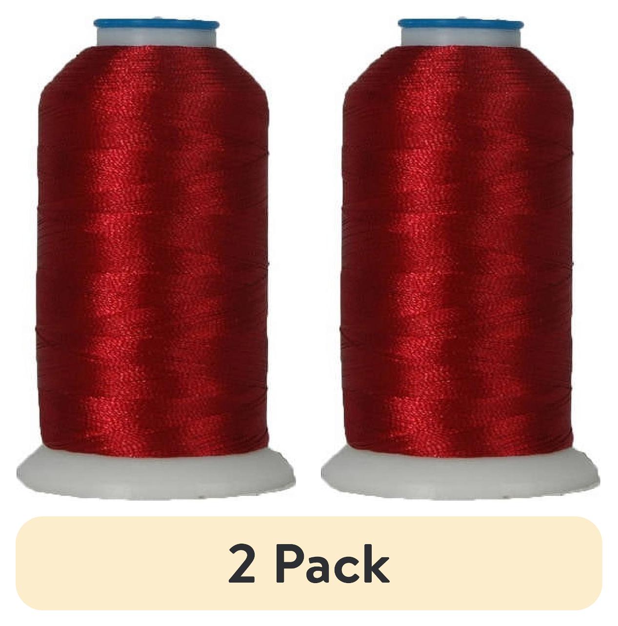 (2 pack) Polyester Machine Embroidery Thread by Threadart - No. 115 ...