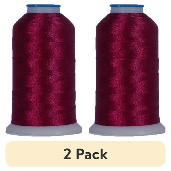 (2 pack) Polyester Machine Embroidery Thread by Threadart - No. 296 ...