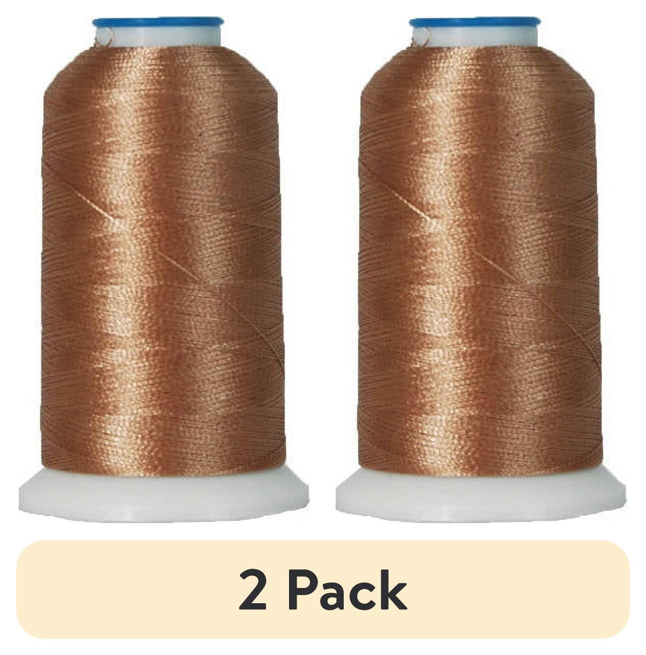 (2 pack) Polyester Machine Embroidery Thread by Threadart - No. 407 ...