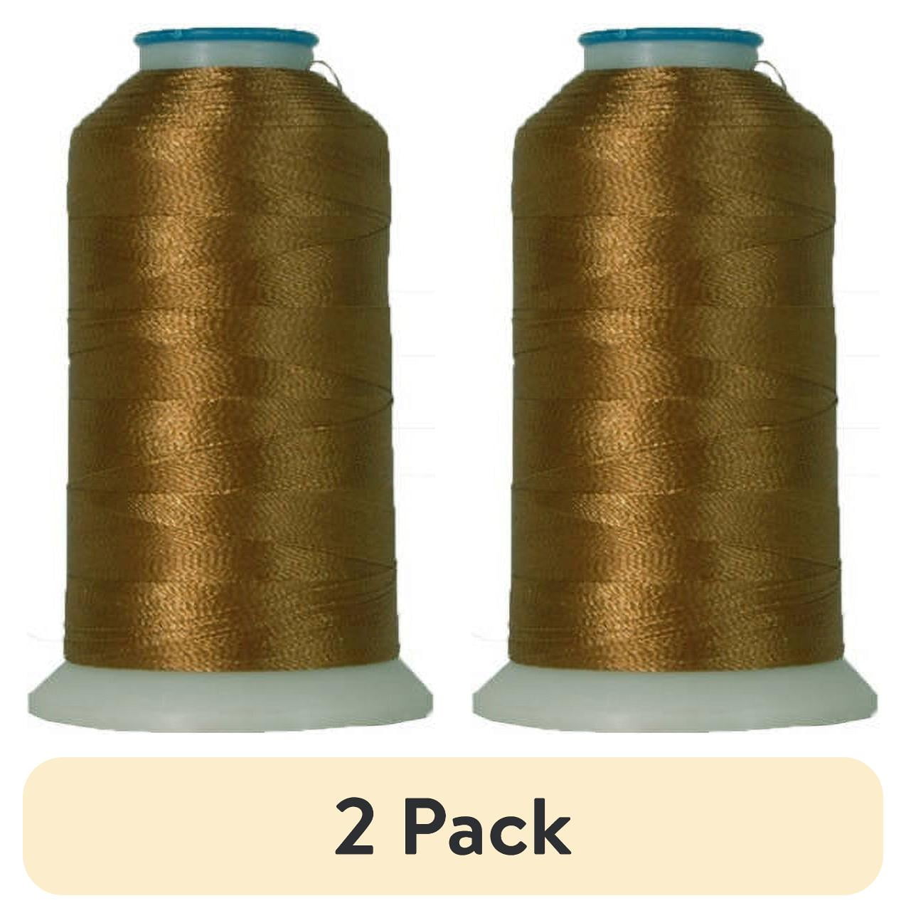 (2 pack) Polyester Machine Embroidery Thread by Threadart - No. 408 ...