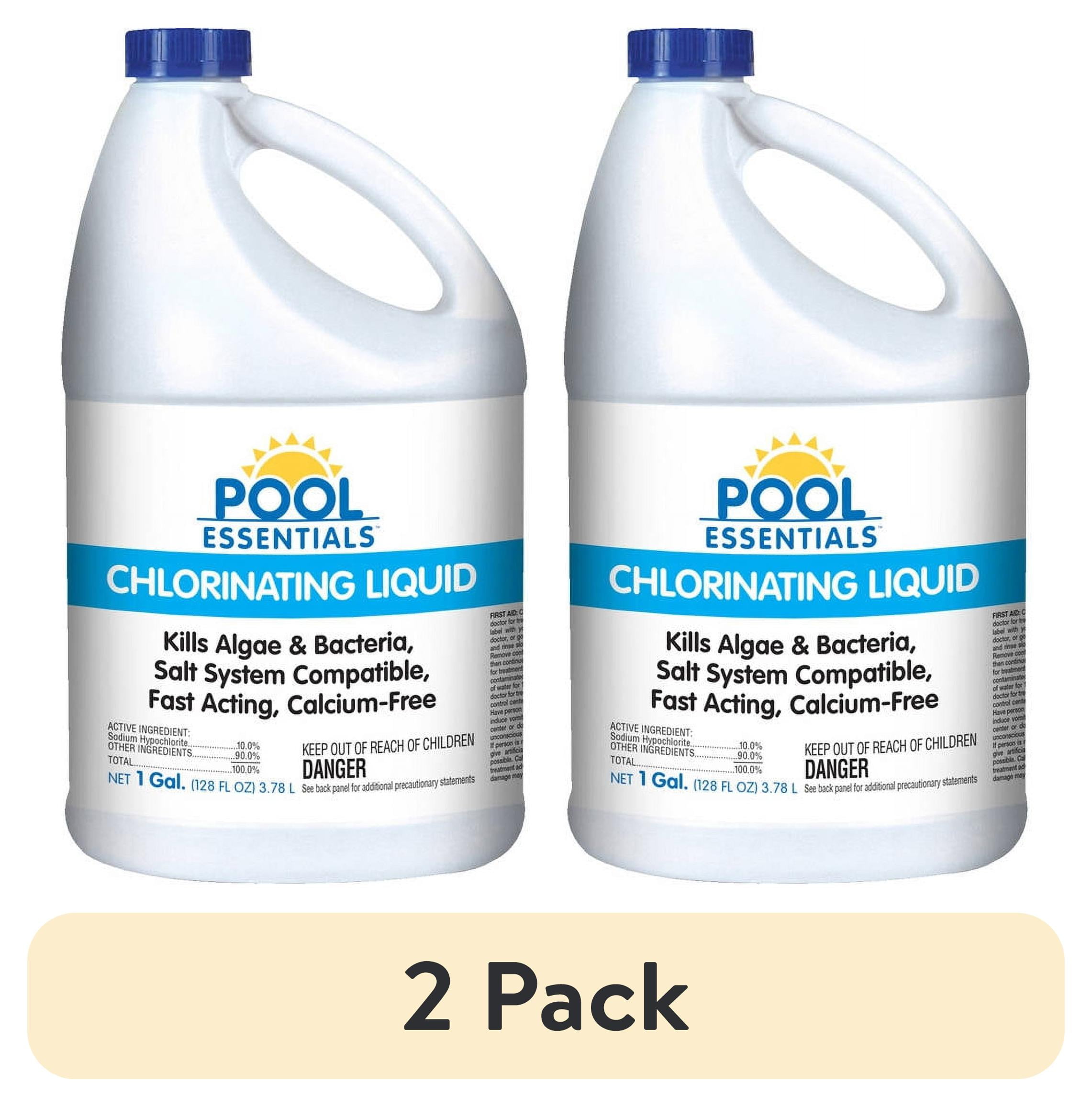 (2 pack) Pool Essentials Chlorinating Liquid for Swimming Pools, 1 ...