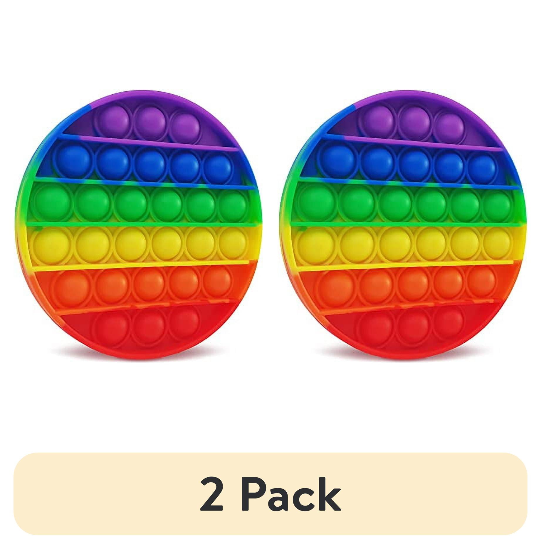 (2 pack) Pop Pop Poppers Rainbow Circle - Sensory Toys - Walmart.com