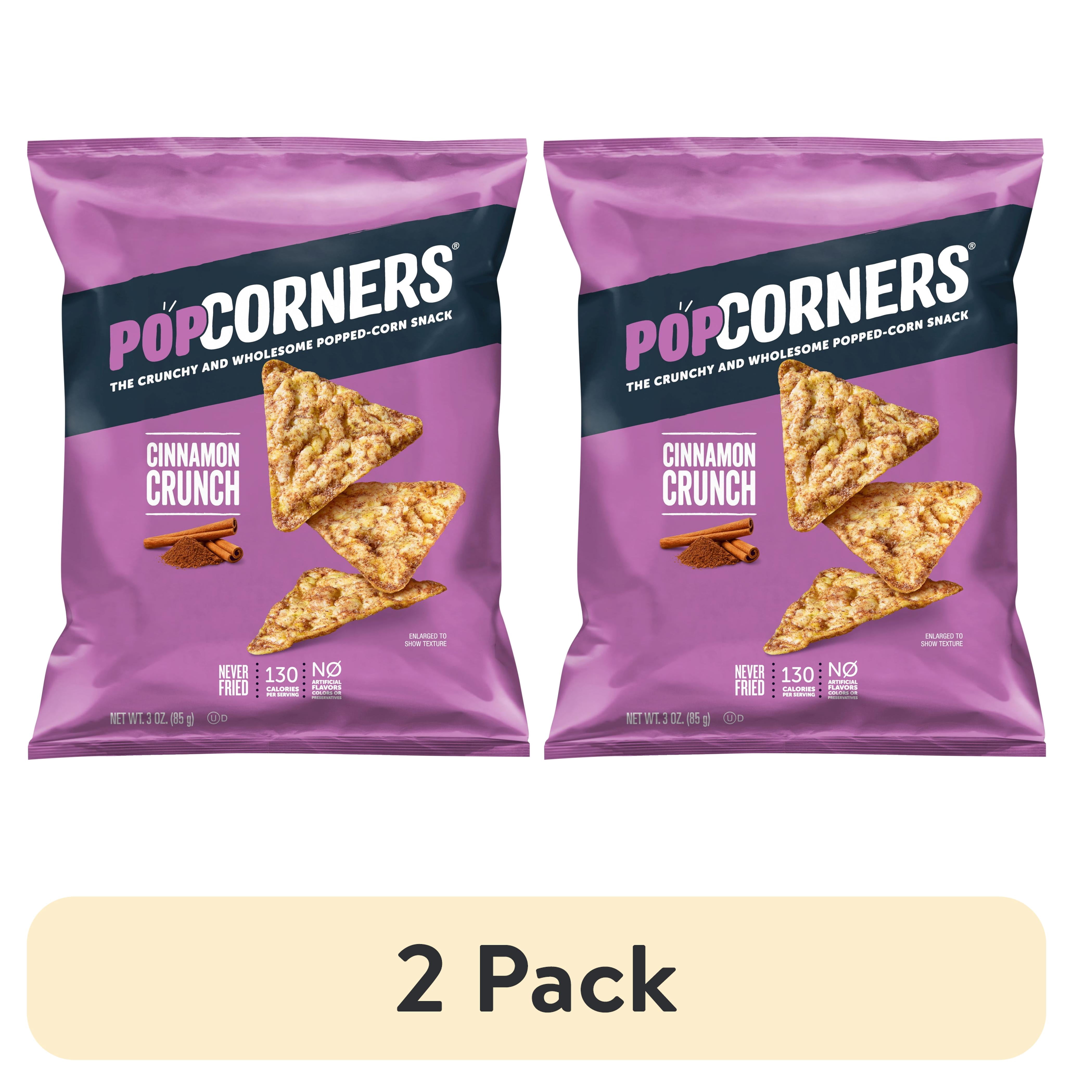 (2 pack) PopCorners Popped Corn Gluten-Free Cinnamon Crunch Snack, 3 oz ...