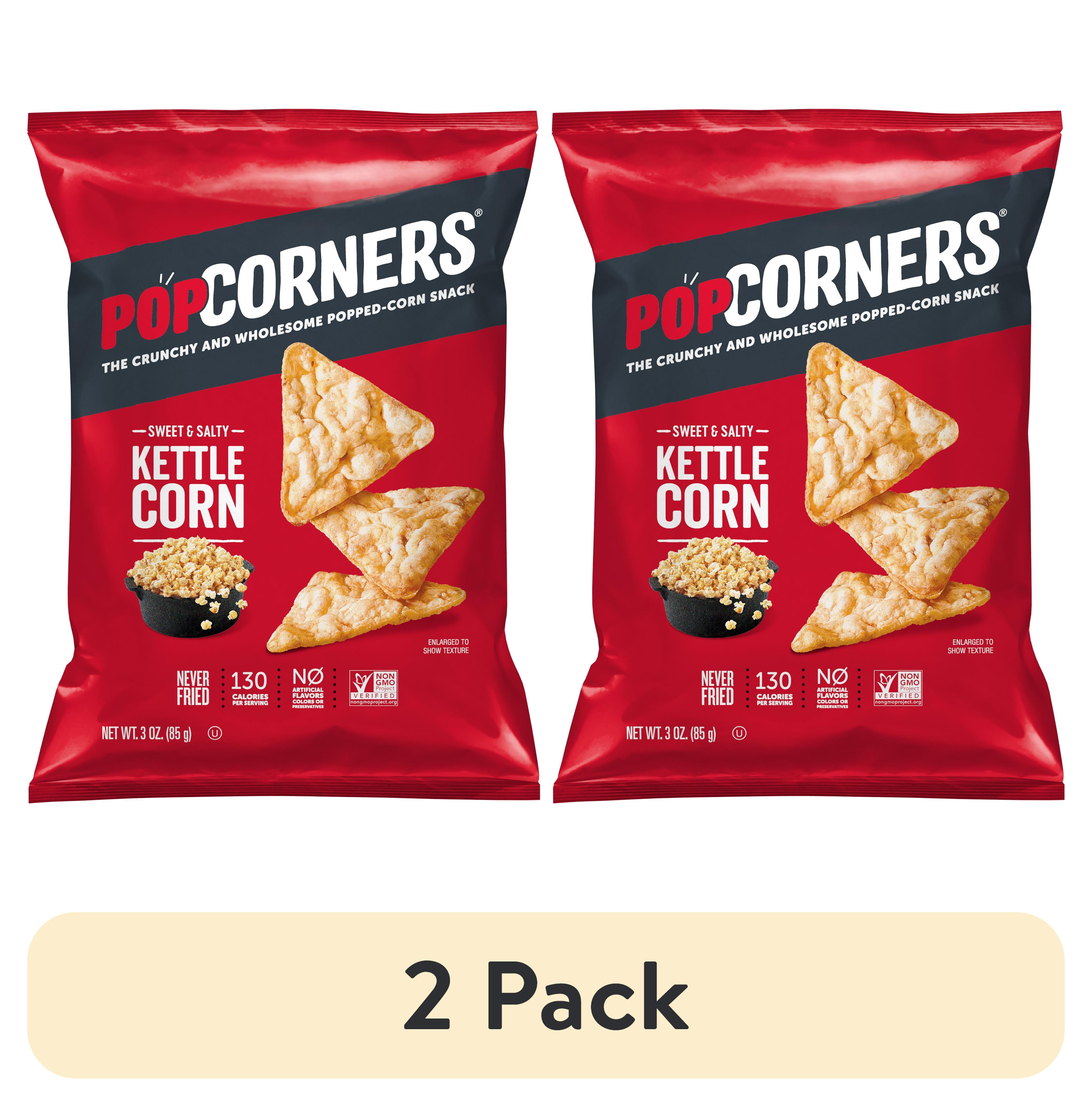 (2 pack) PopCorners Popped-Corn Sweet & Salty Kettle Corn Snack Chips ...