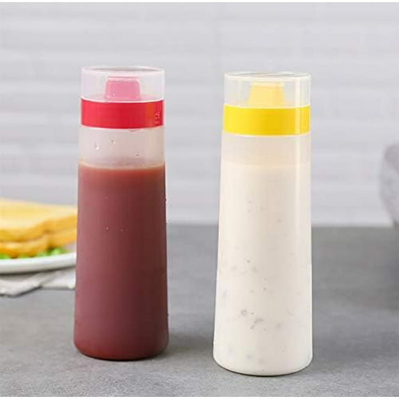 2-pack Porous Squeeze Bottles,Leak Proof Refillable Condiment Container ...